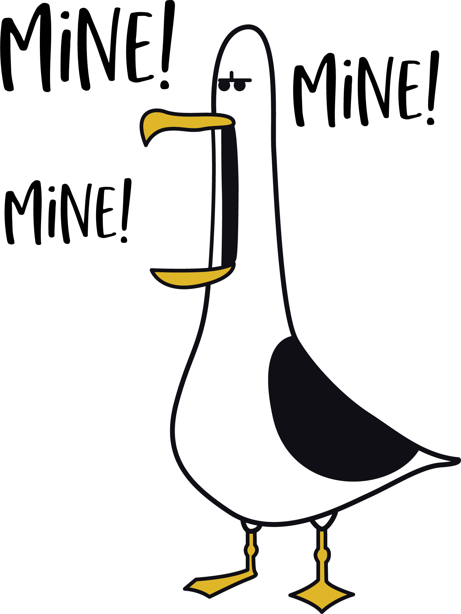 Seagull Mine Mine Mine Svg, Seagull Svg, Seagull clipart, Di | Inspire ...