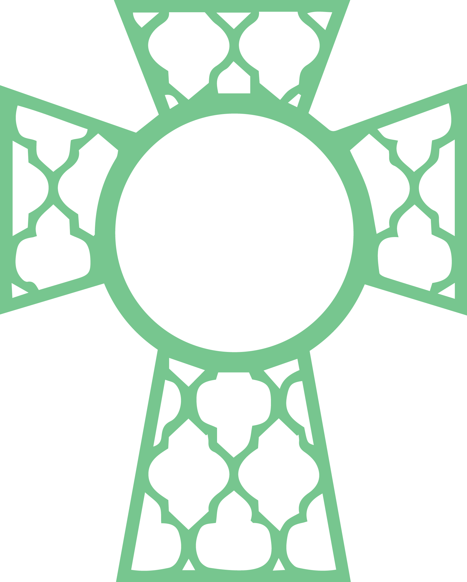 Cross monogram Svg, Cross clipart, Christening Svg, Easter S | Inspire ...