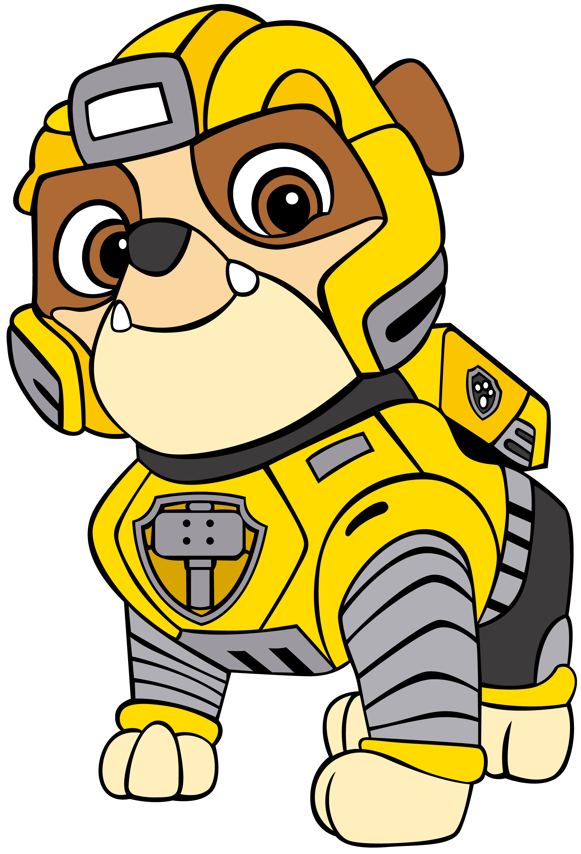 Rubble Mighty Pups Svg, Paw Patrol Svg, Paw patrol Clipart, | Inspire ...