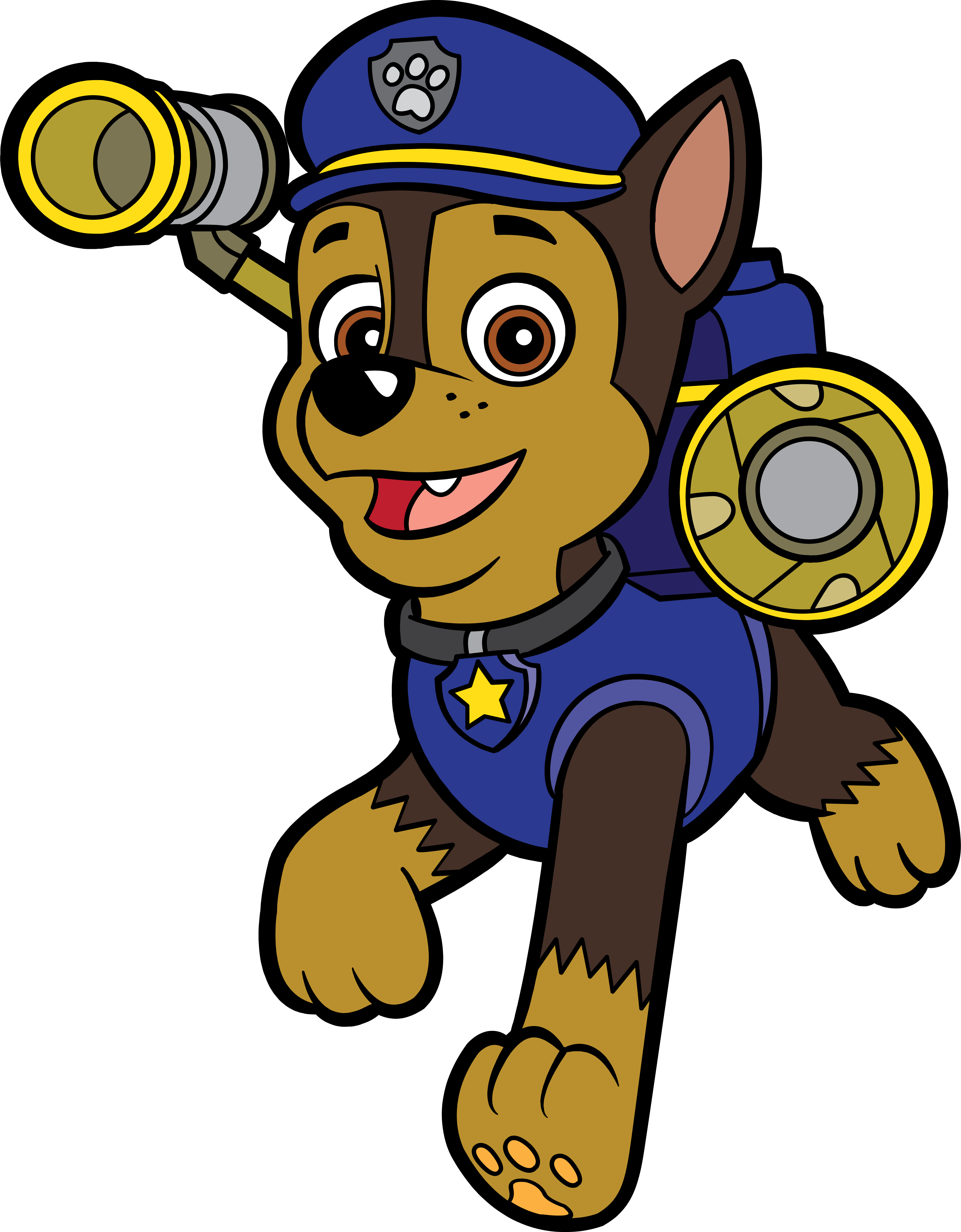 Paw Patrol Chase Svg, Paw Patrol Svg, Paw patrol Clipart, Ca | Inspire ...