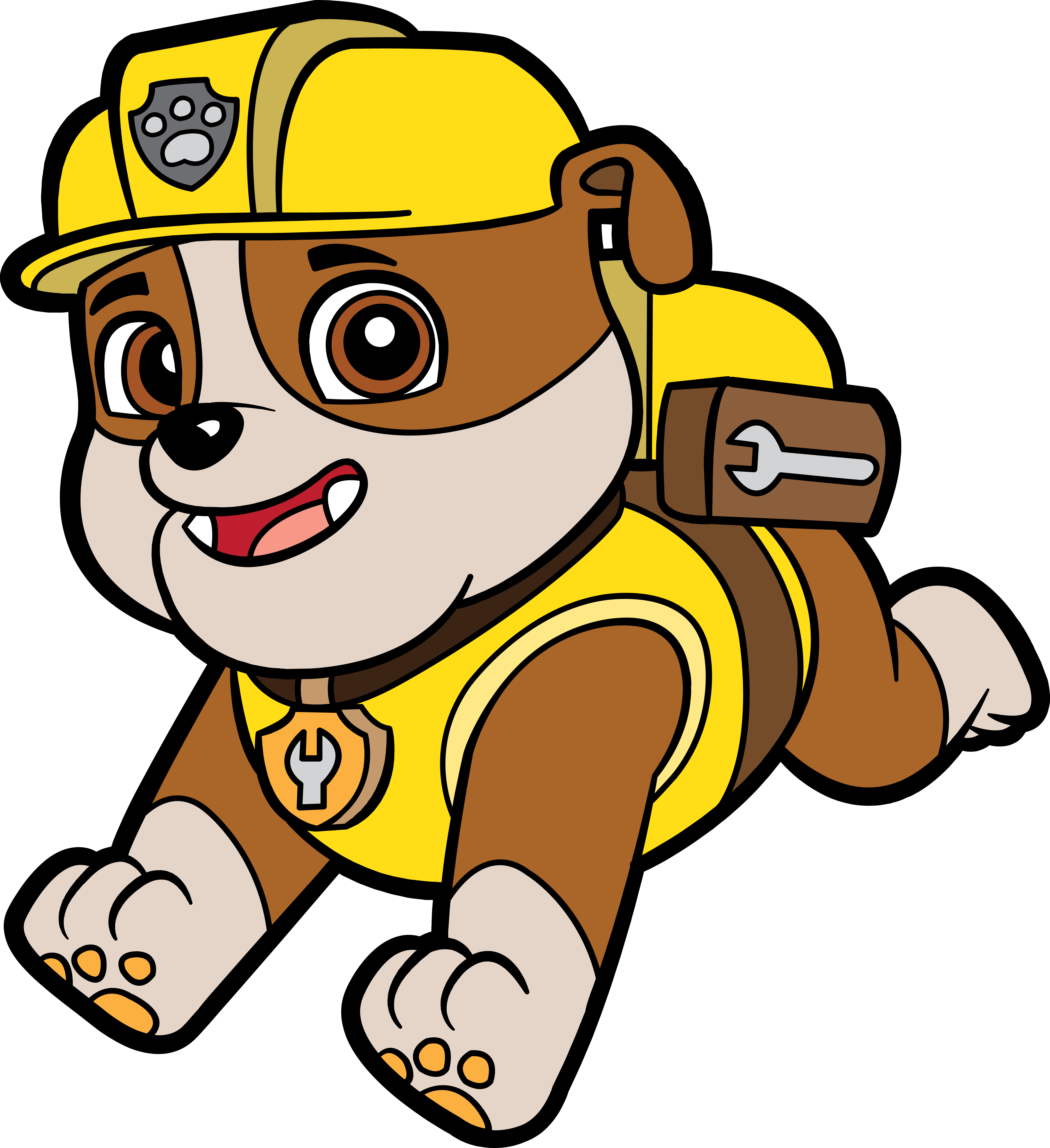 Paw Patrol Rubble Svg, Paw Patrol Svg, Paw patrol Clipart, C - Inspire ...