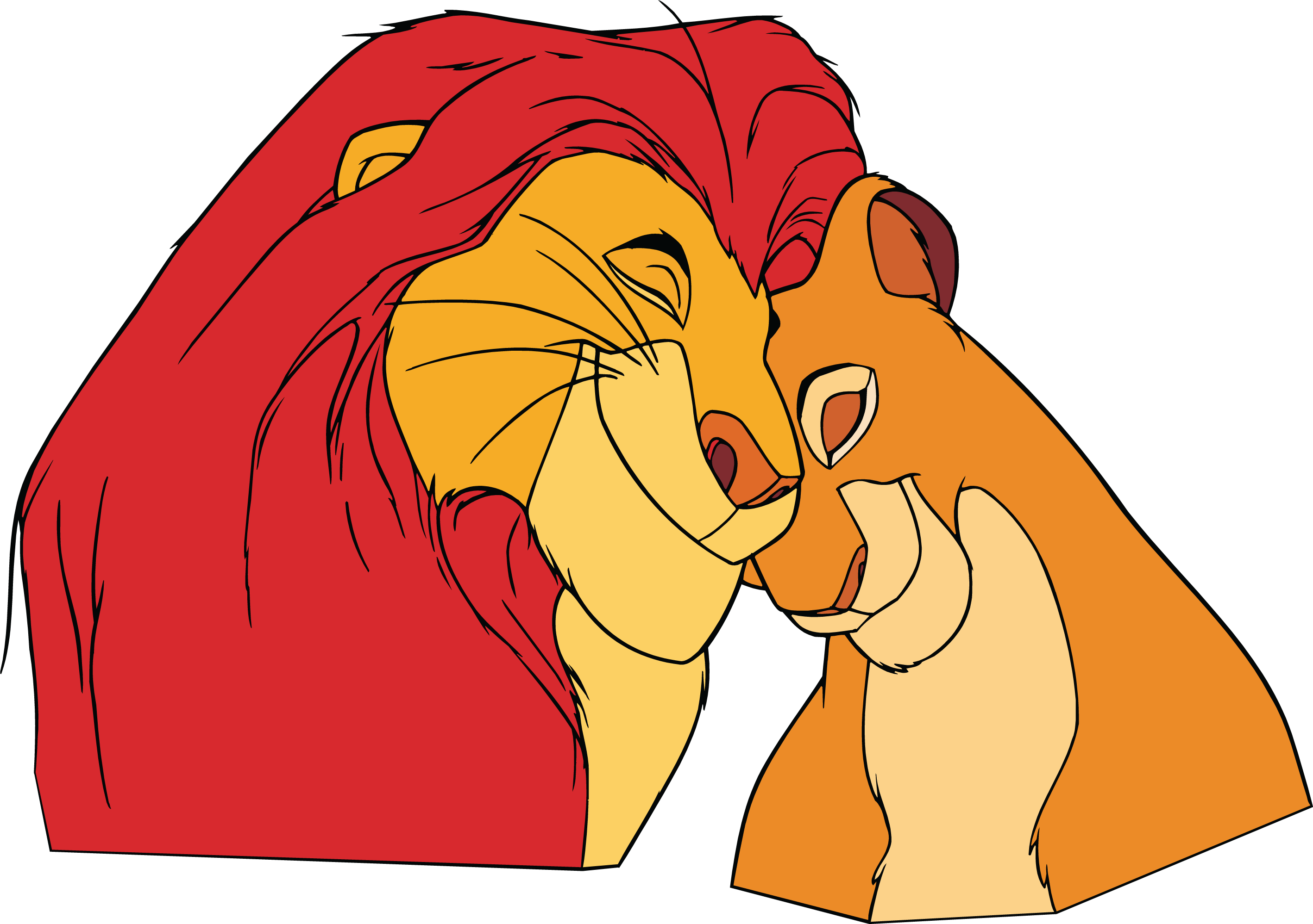 Mufasa And Simba Svg, Lion king Svg, Lion king clipart, Anim | Inspire ...