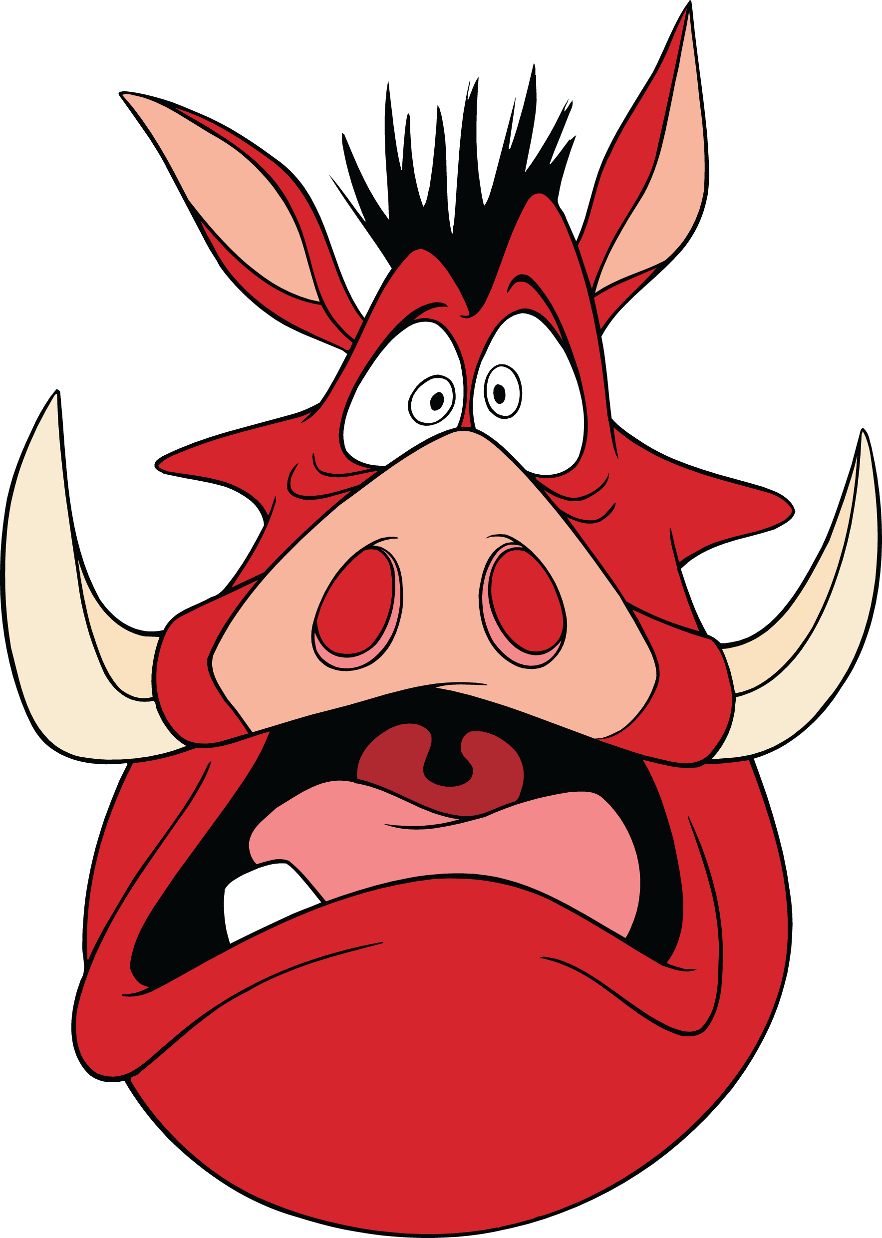 Pumbaa face Svg, Lion king Svg, Lion king clipart, Simba Svg - Inspire ...