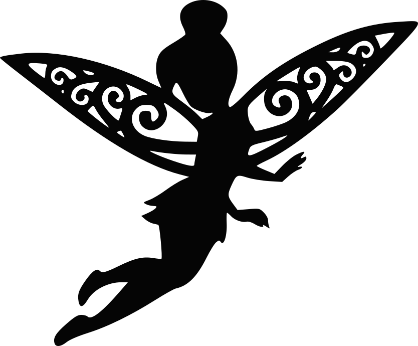 Tinkerbell Svg, Tinkerbell silhouette Svg, Tinkerbell flying | Inspire ...