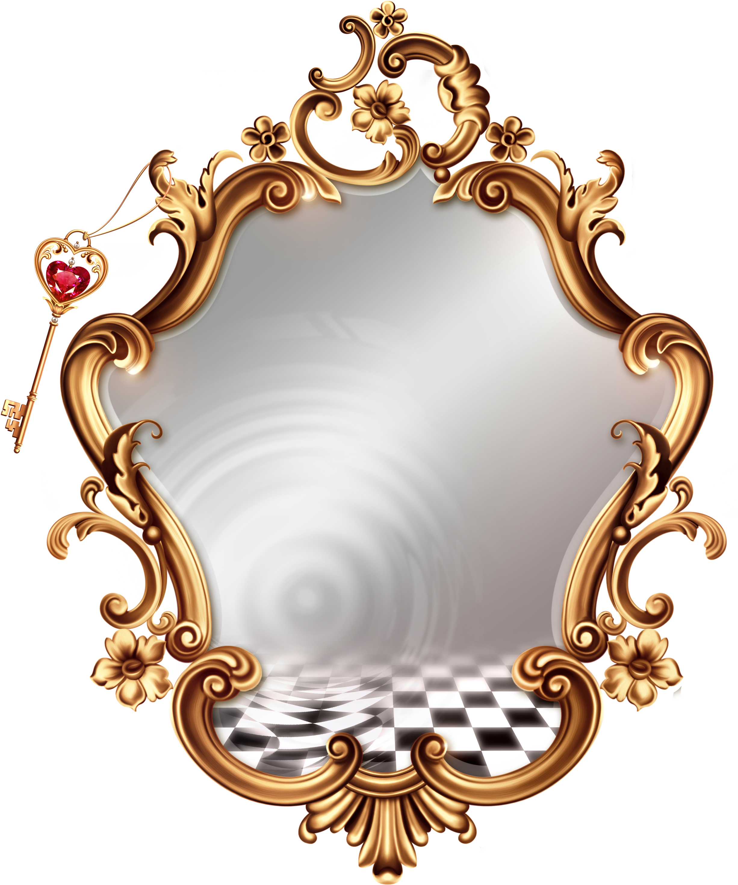 Mirror Png, Alice in wonderland Png, Alice in wonderland Ins | Inspire ...