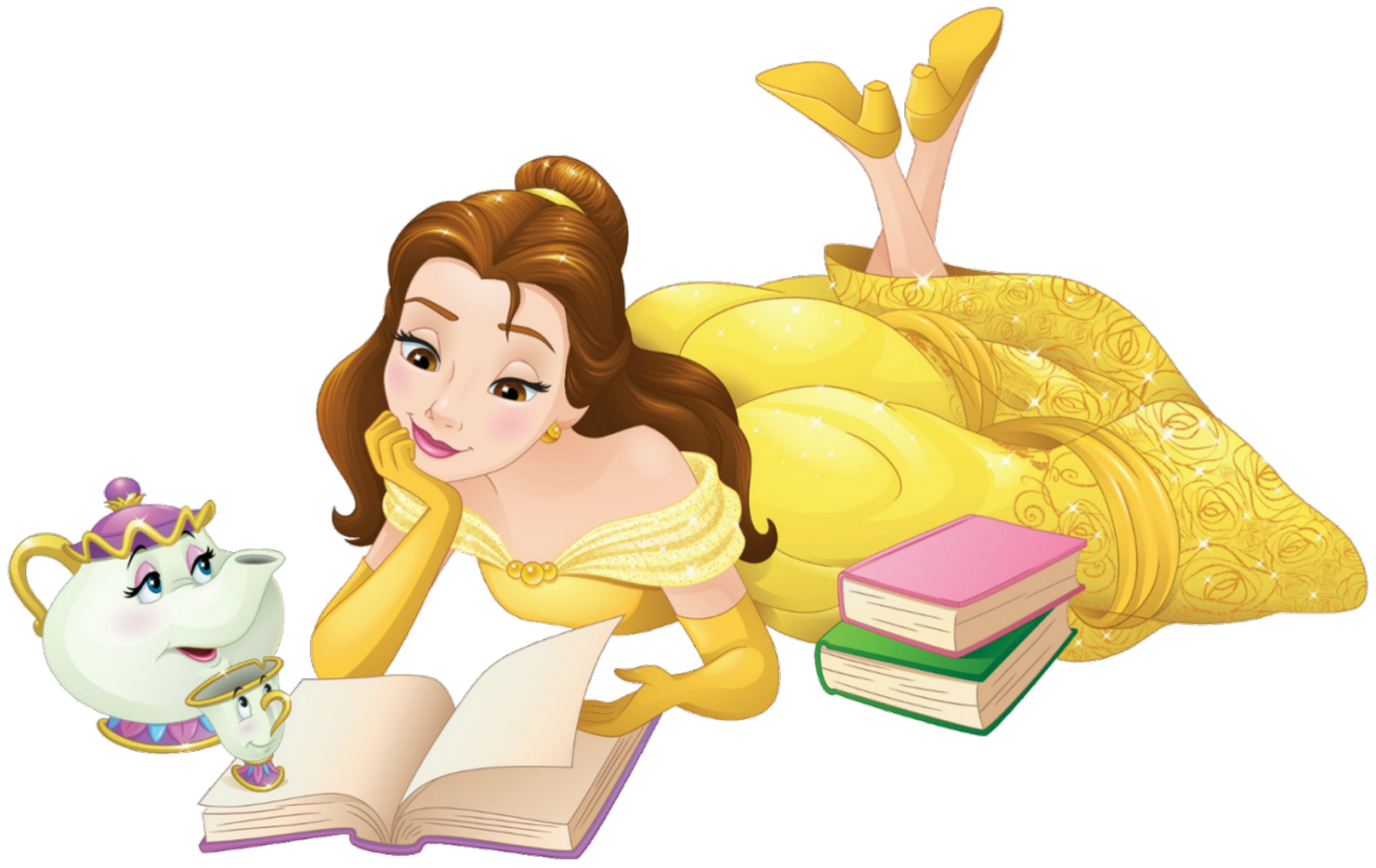 Belle PNG Transparent Images, Disney Princess PNG, Beauty an | Inspire ...