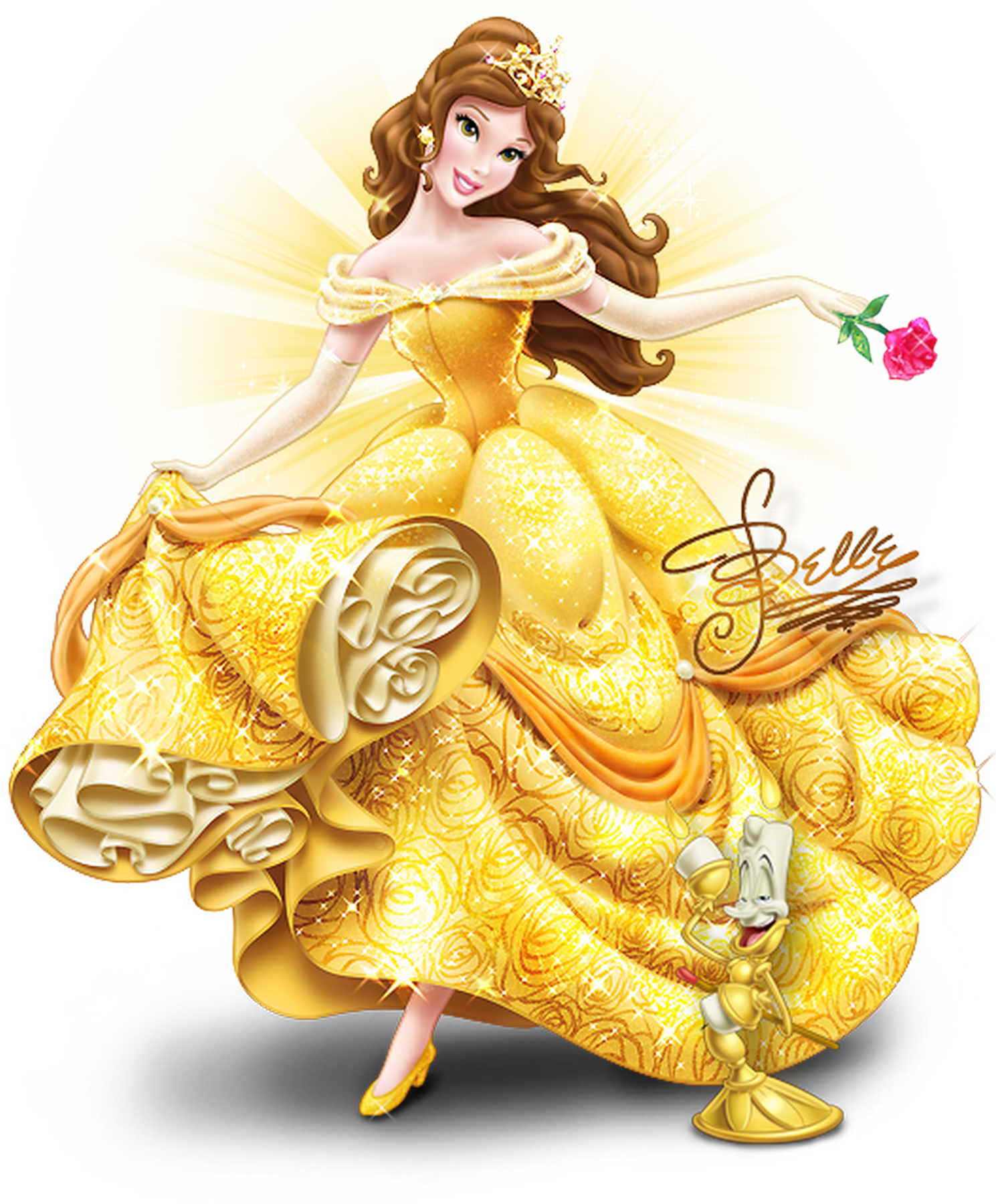 Belle PNG Transparent Images, Disney Princess PNG, Beauty an | Inspire ...