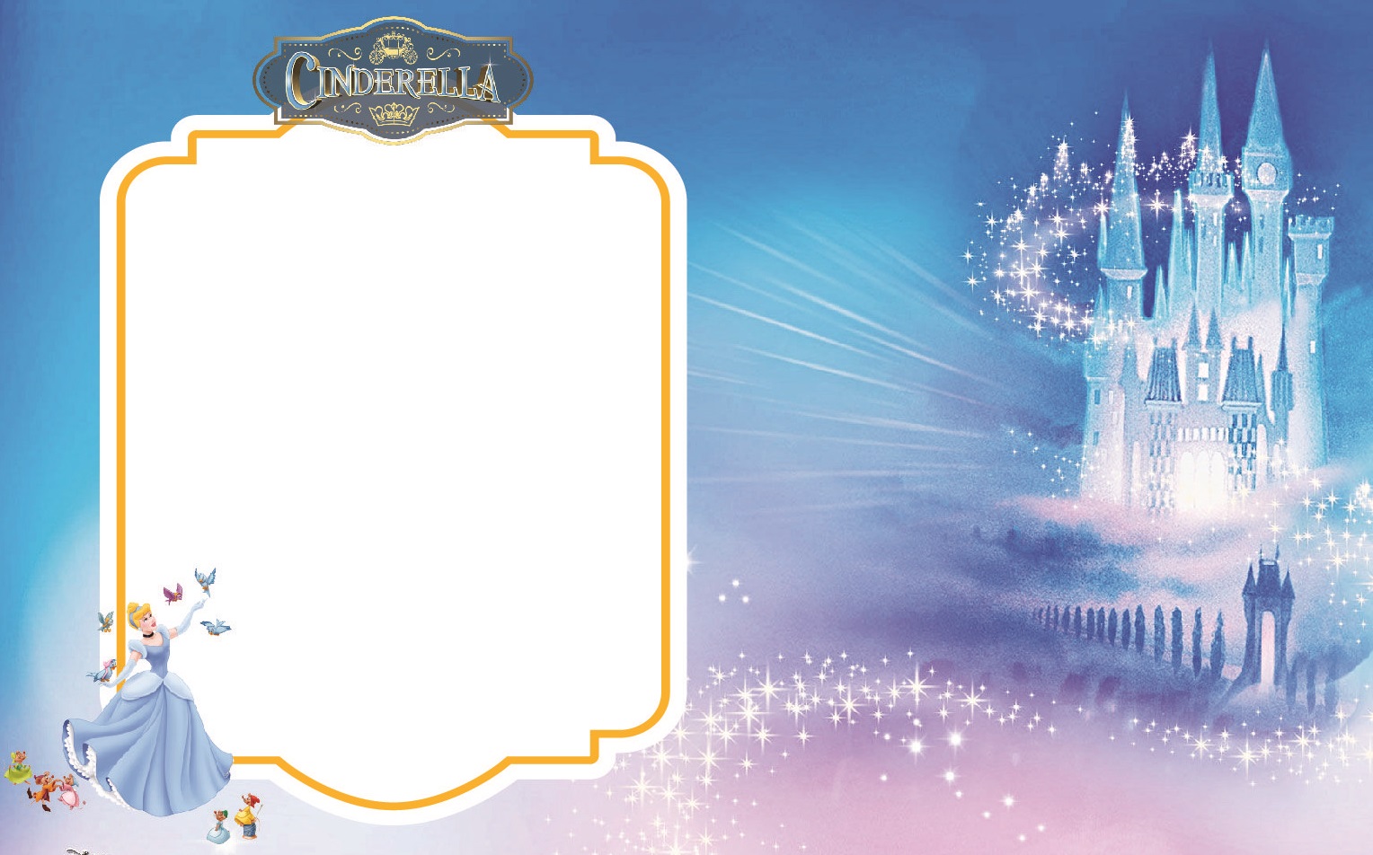 Cinderella Invitation Templates PNG, Cinderella PNG Transpar - Inspire ...