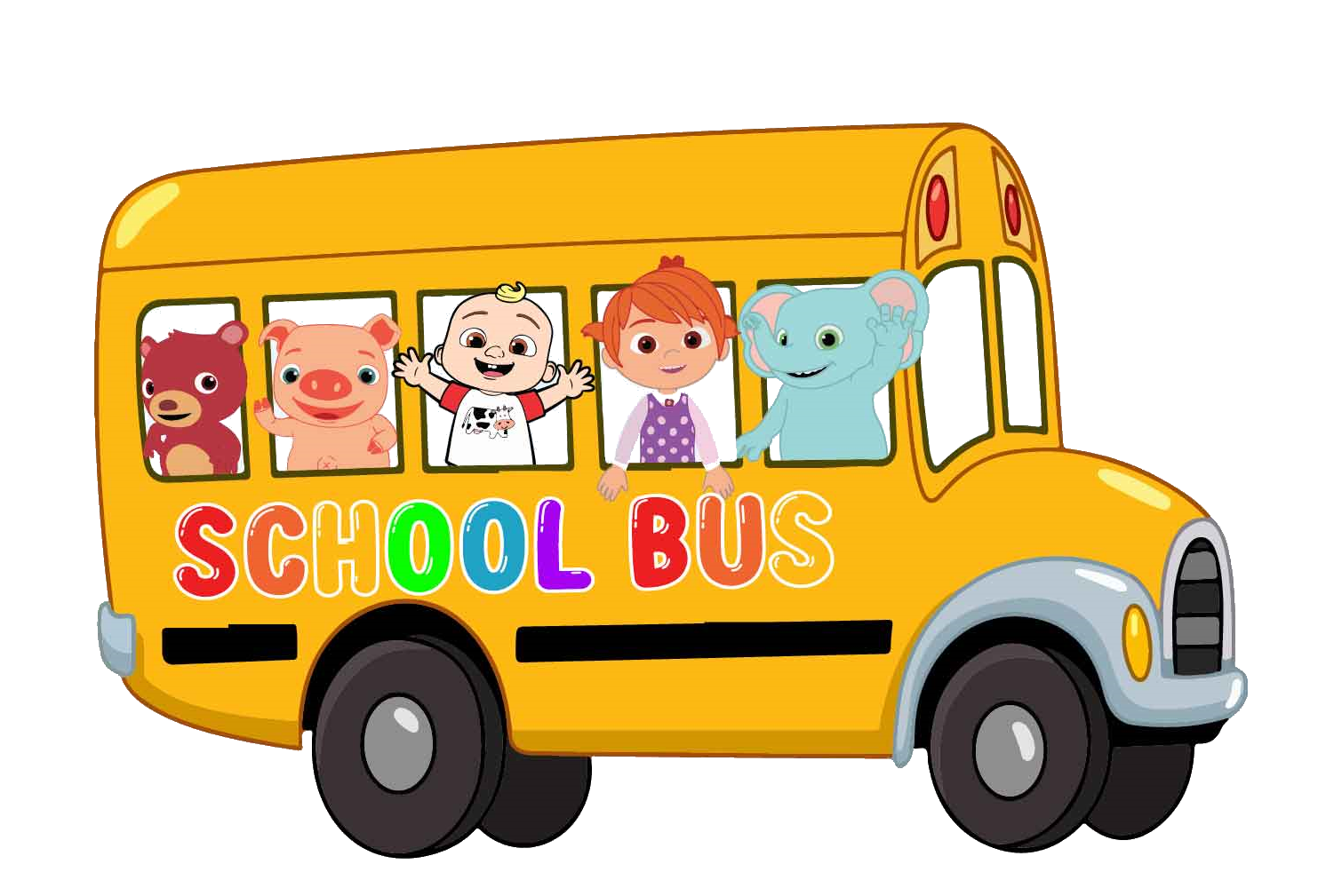 School Bus Png Transparent Images, Cocomelon Birthday Png, C | Inspire ...