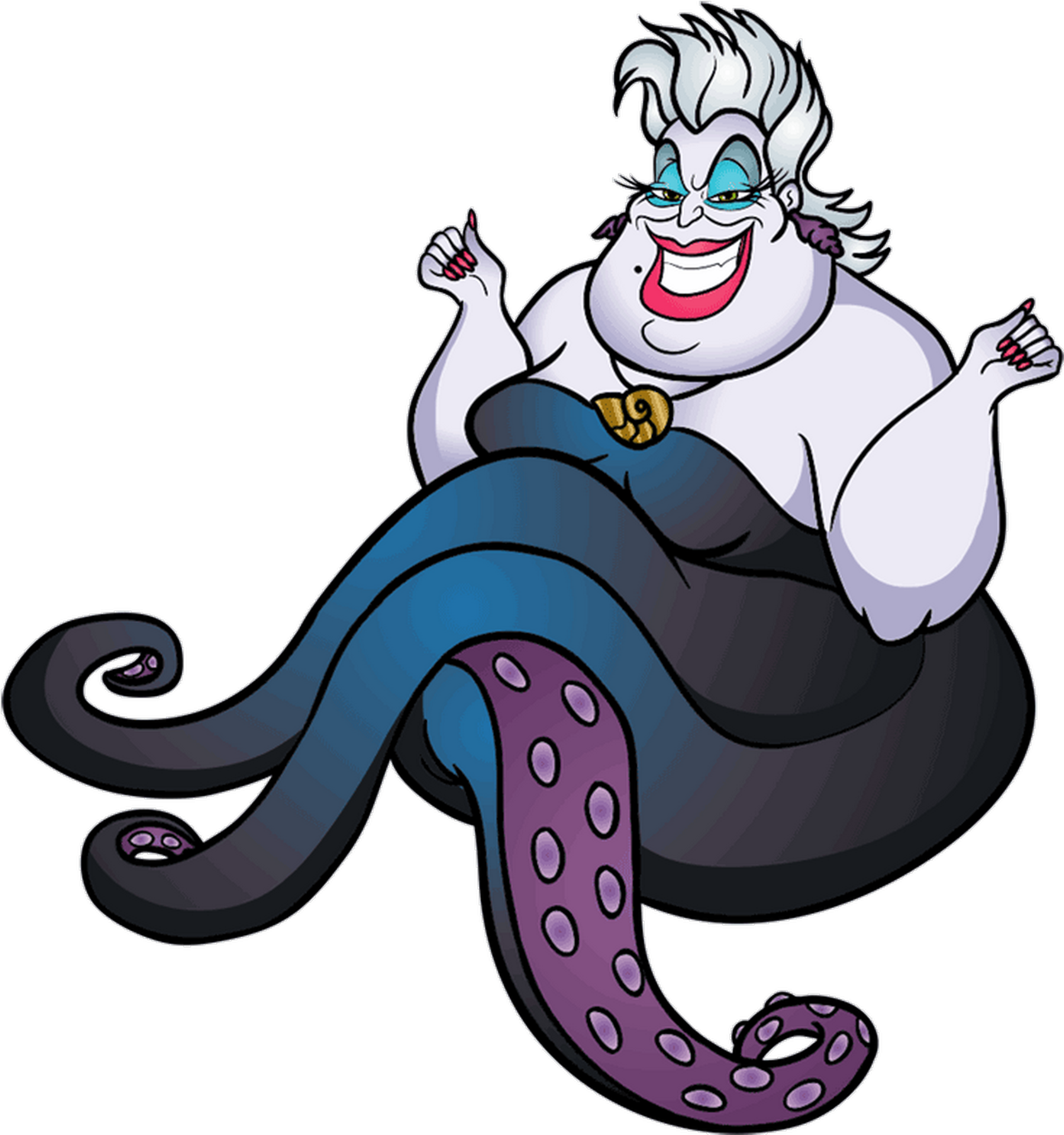 Ursula PNG Transparent Images, The Little Mermaid PNG, Carto | Inspire ...