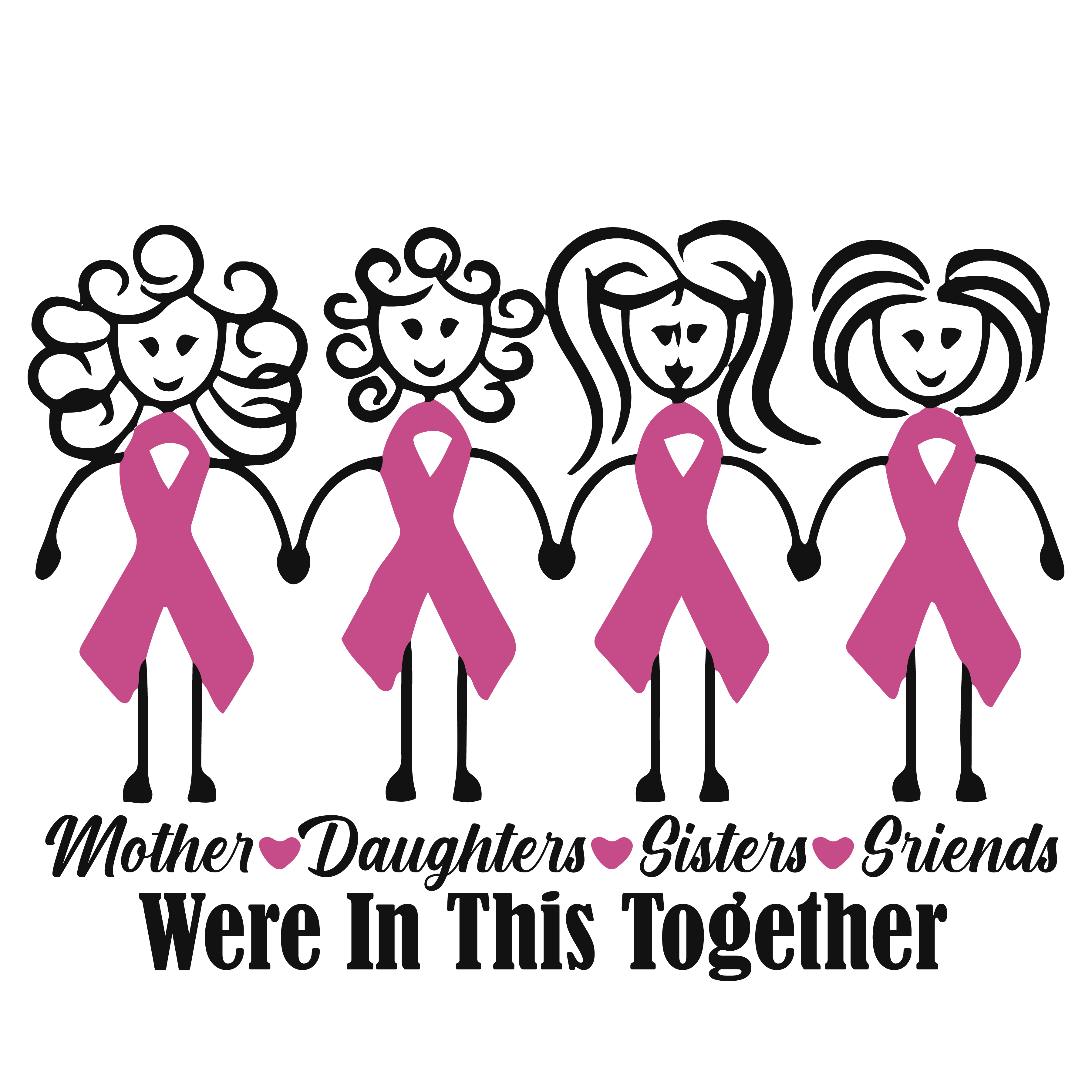 Mother Daughters Sisters Friends Were In This Together Svg, | Inspire ...