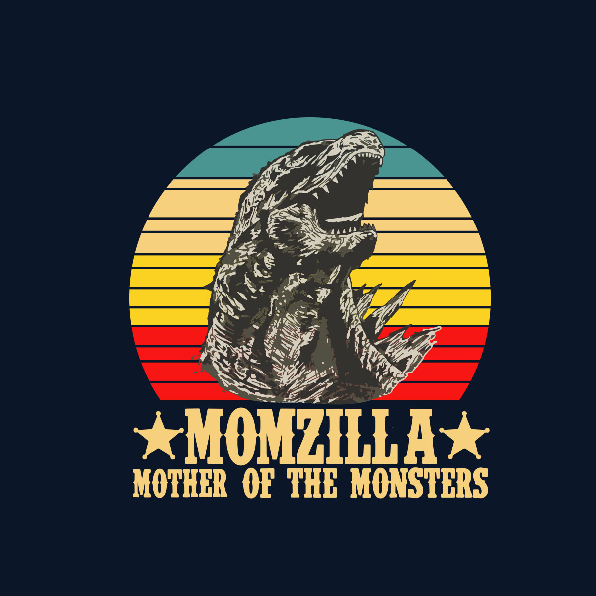 Vintage Momzilla Mother Of The Monsters Svg, Mother's Day Sv - Inspire ...