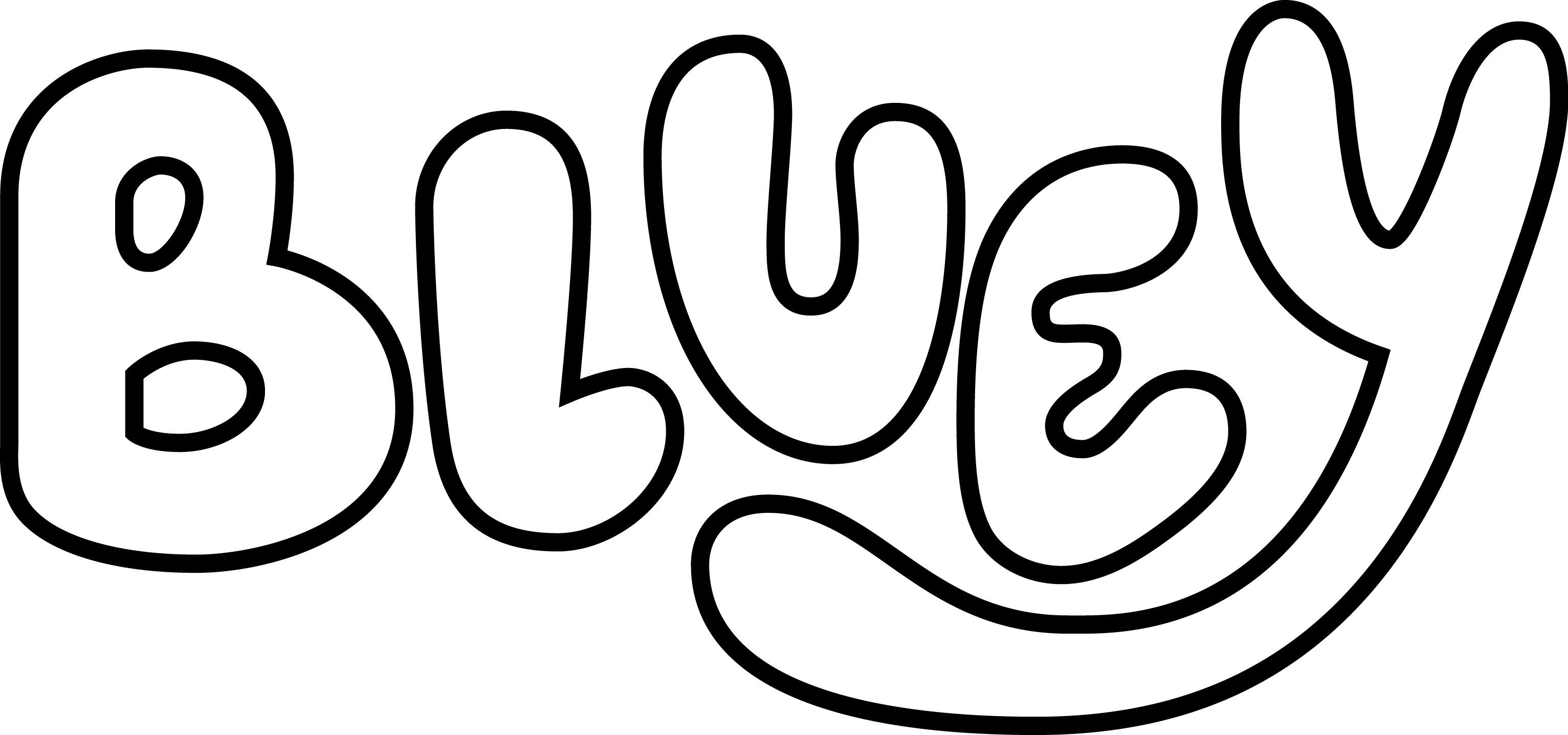 Bluey Logo outline Svg, Bluey Heeler Svg, Bluey Dog Svg, Car - Inspire ...