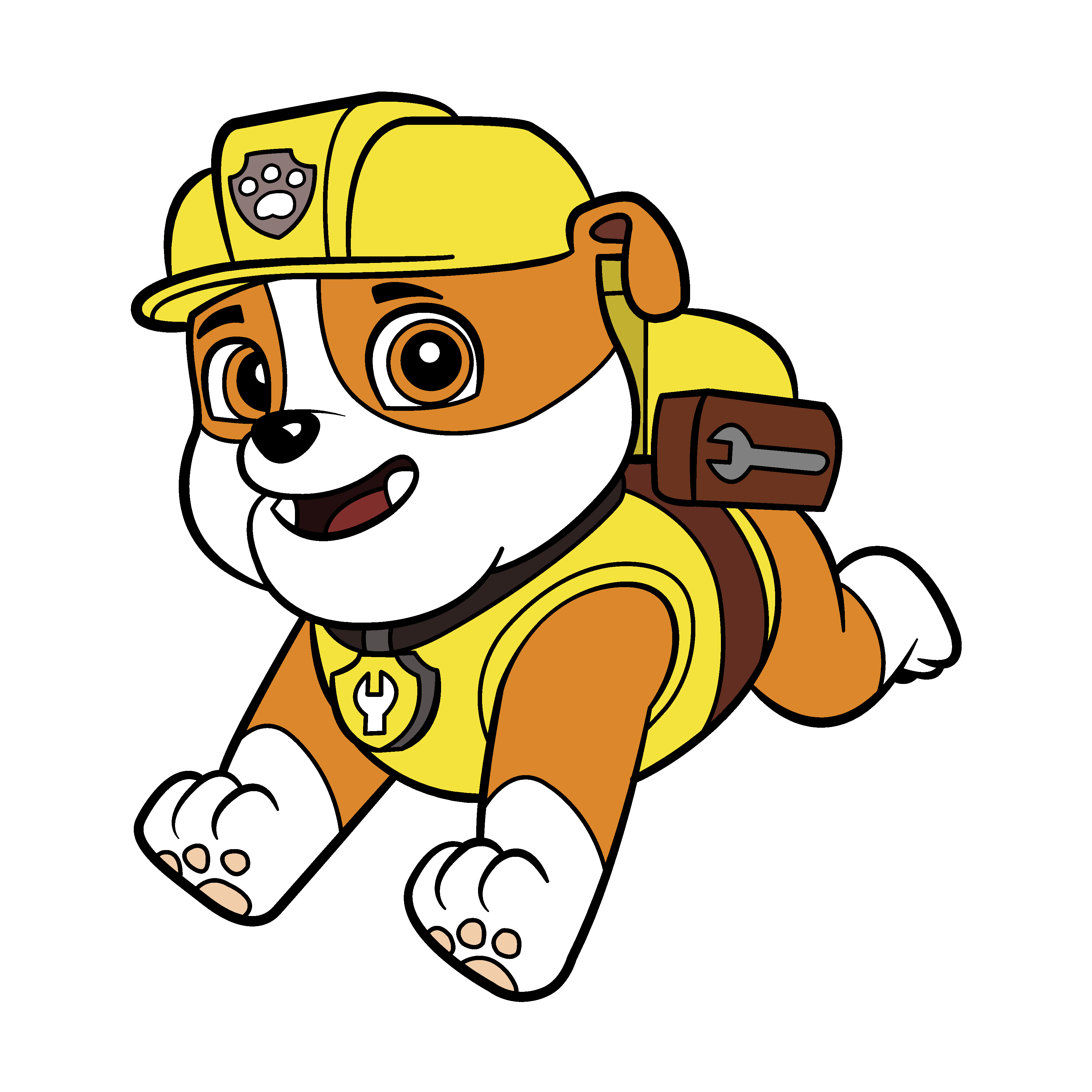 Paw Patrol Rubble Svg, Paw Patrol Svg, Paw Patrol Clipart, C | Inspire ...