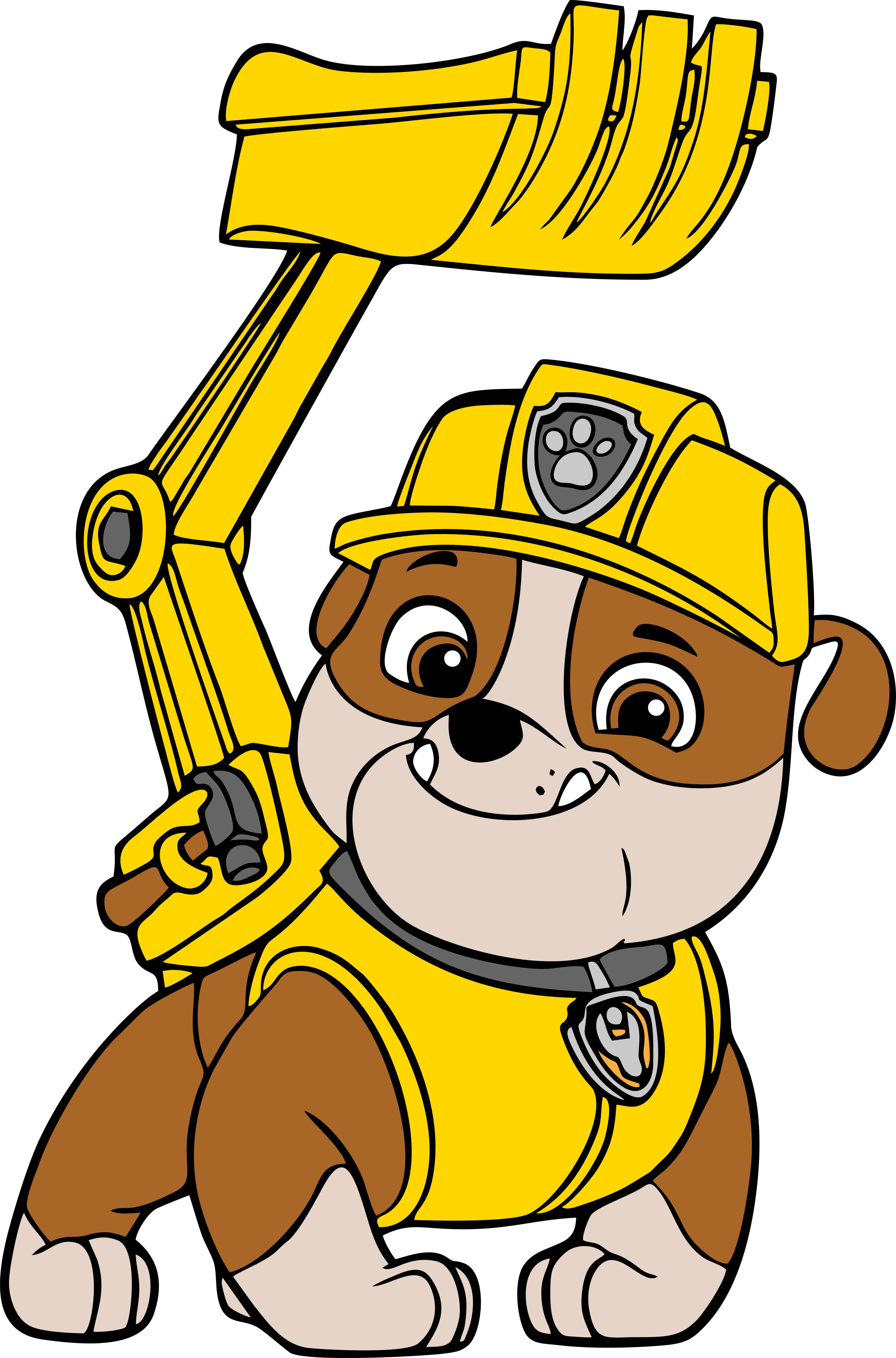 Paw Patrol Rubble Svg, Paw Patrol Svg, Paw Patrol Clipart, C - Inspire ...
