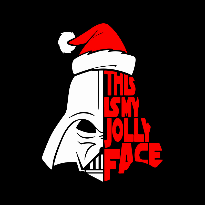 This Is My Jolly Face Svg, Star Wars Svg, Holidays Christmas | Inspire ...