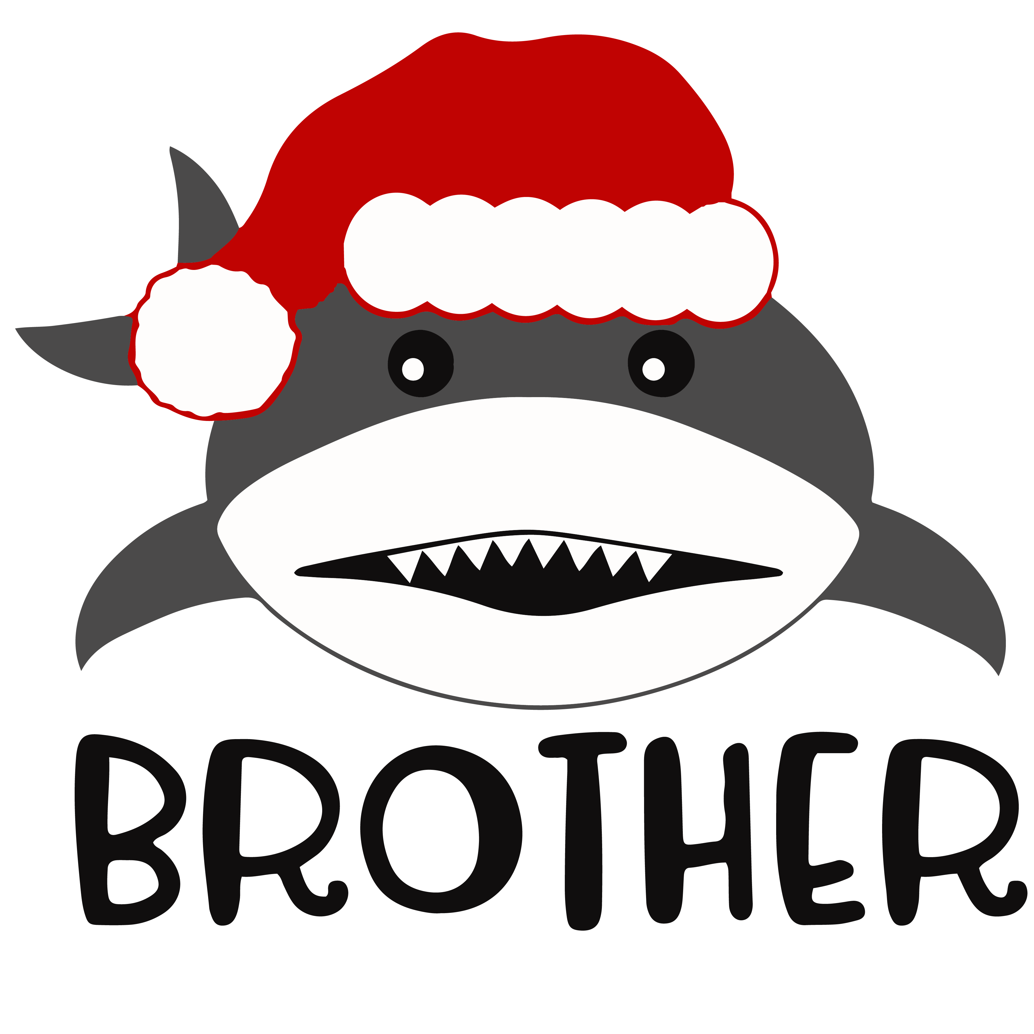 Brother Shark Svg, Shark Christmas Svg, Shark family Svg, Ch - Inspire ...
