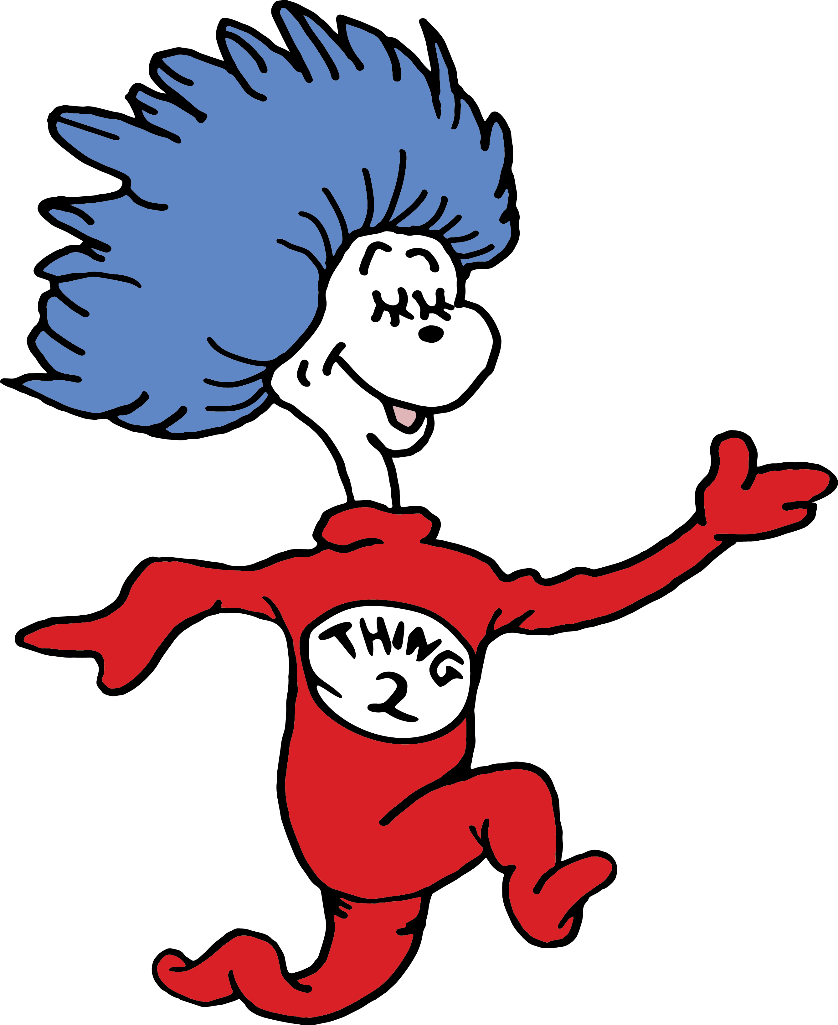 Thing 2 Svg, Dr. Seuss Svg, Dr. Seuss Clipart, Dr. Seuss Tea | Inspire ...