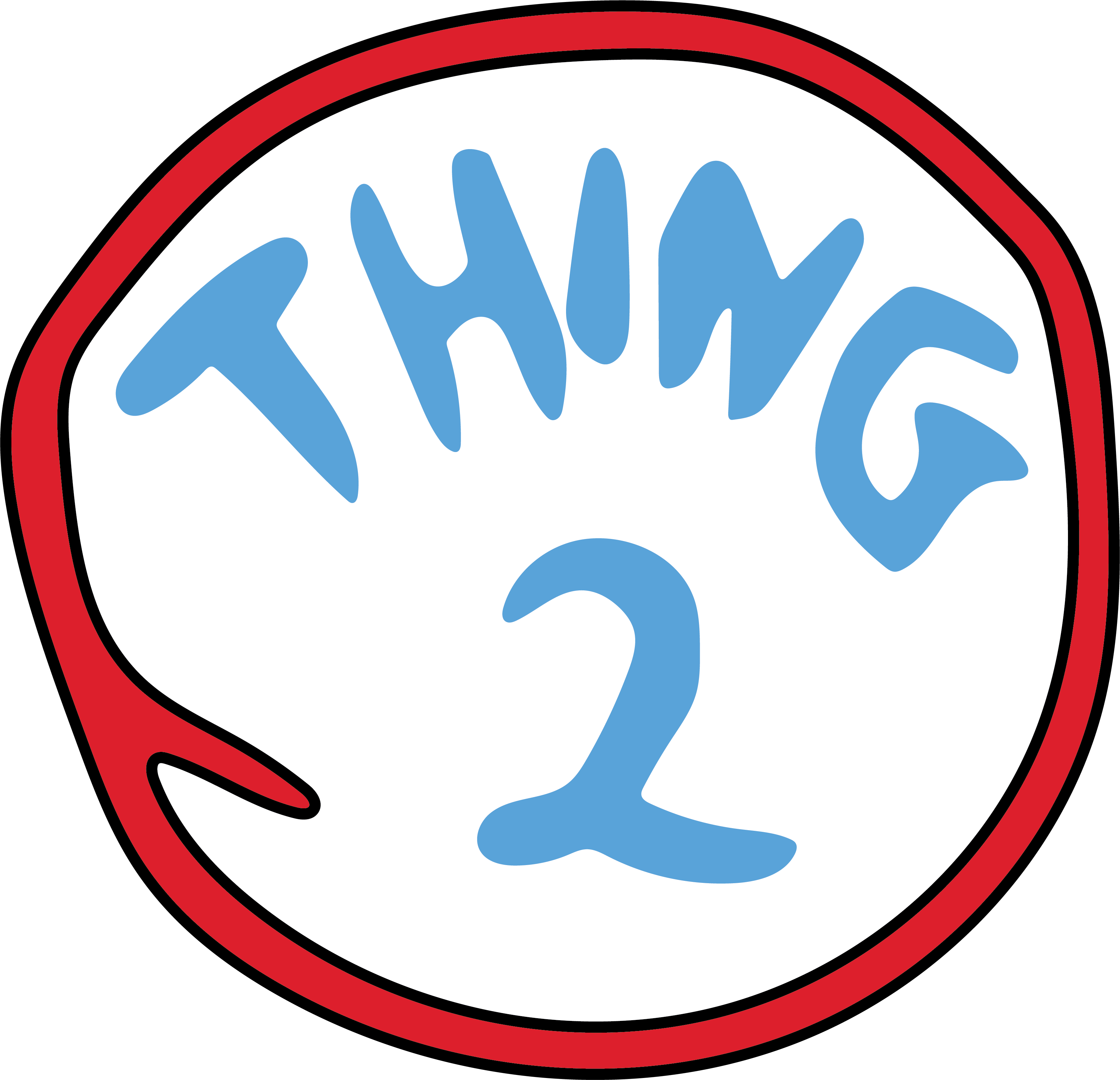 Thing 2 Svg, Dr. Seuss Svg, Dr. Seuss Clipart, Dr. Seuss Tea - Inspire ...