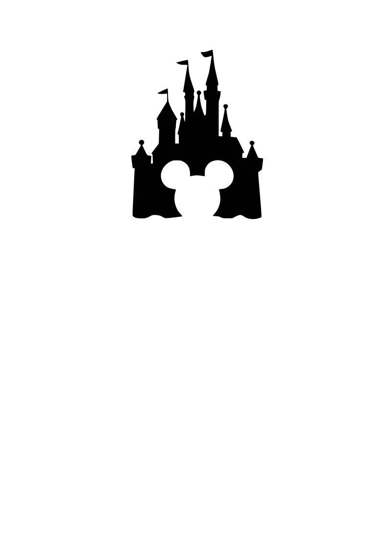 Disney Castle Svg, Instant download for Cricut and Silhouett - Inspire ...