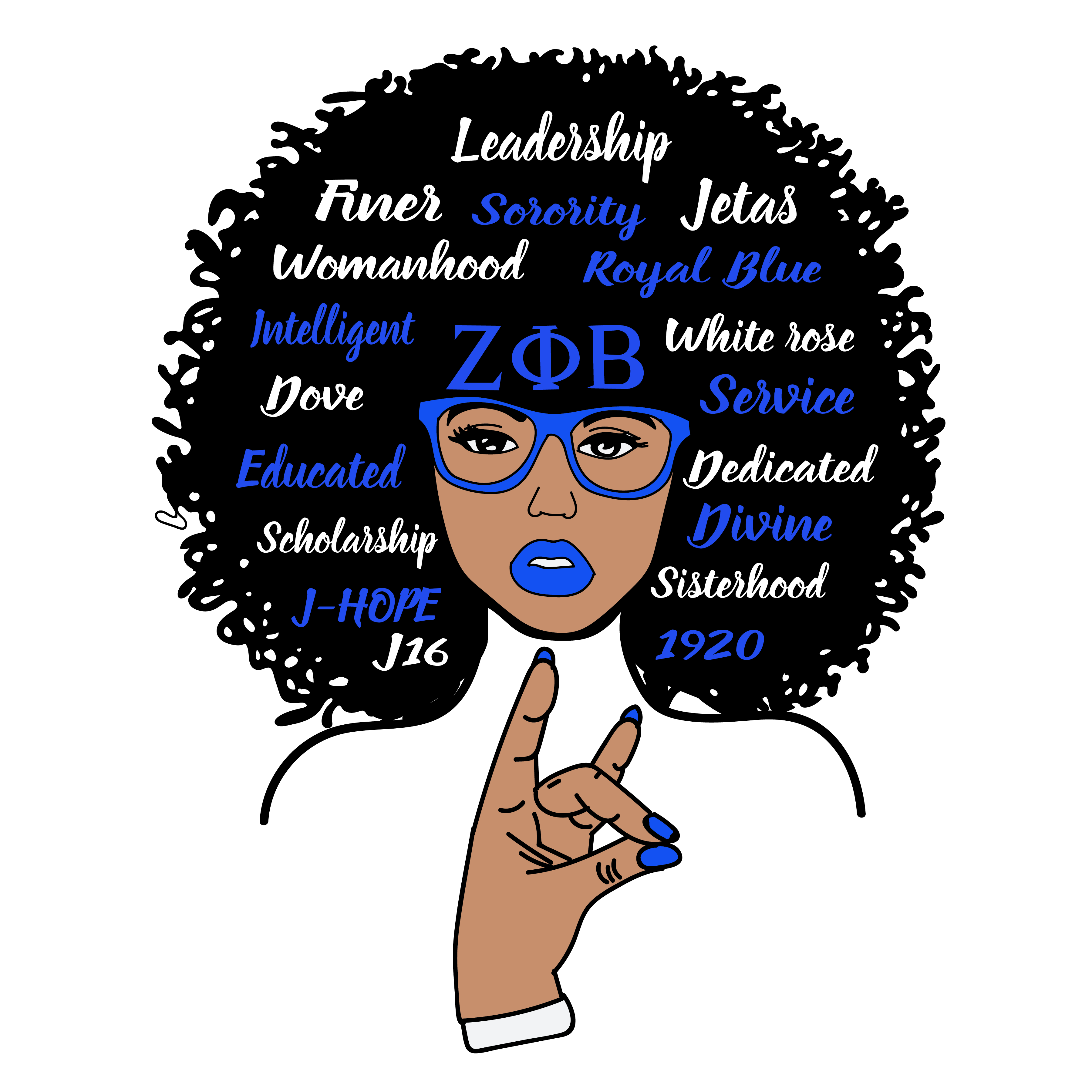 Zeta Phi Beta Sorority Svg Png Dxf Eps Digital Download | Inspire Uplift