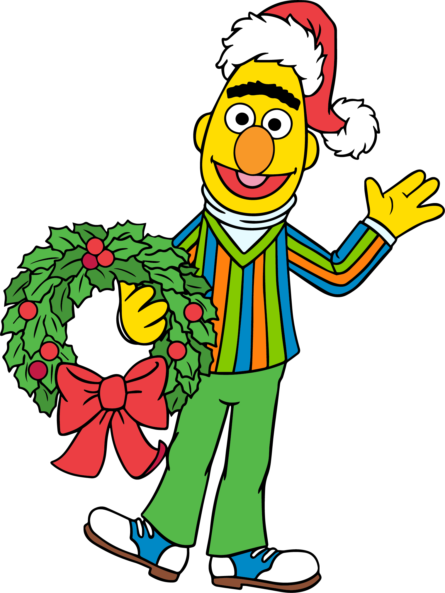 Bert Christmas Svg, Sesame Street Svg, Cartoon Svg, Children | Inspire ...