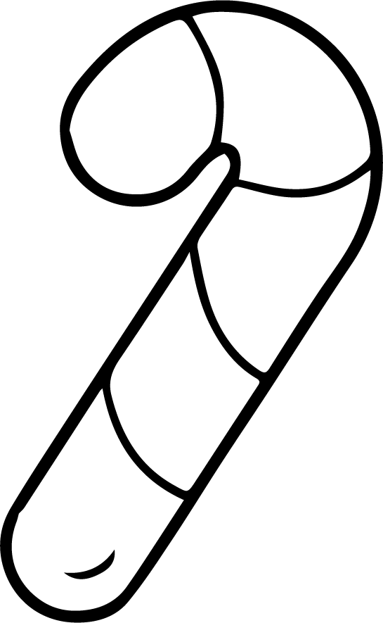 Candy cane outline Svg, Sesame Street Svg, Cartoon Svg, Chil | Inspire ...