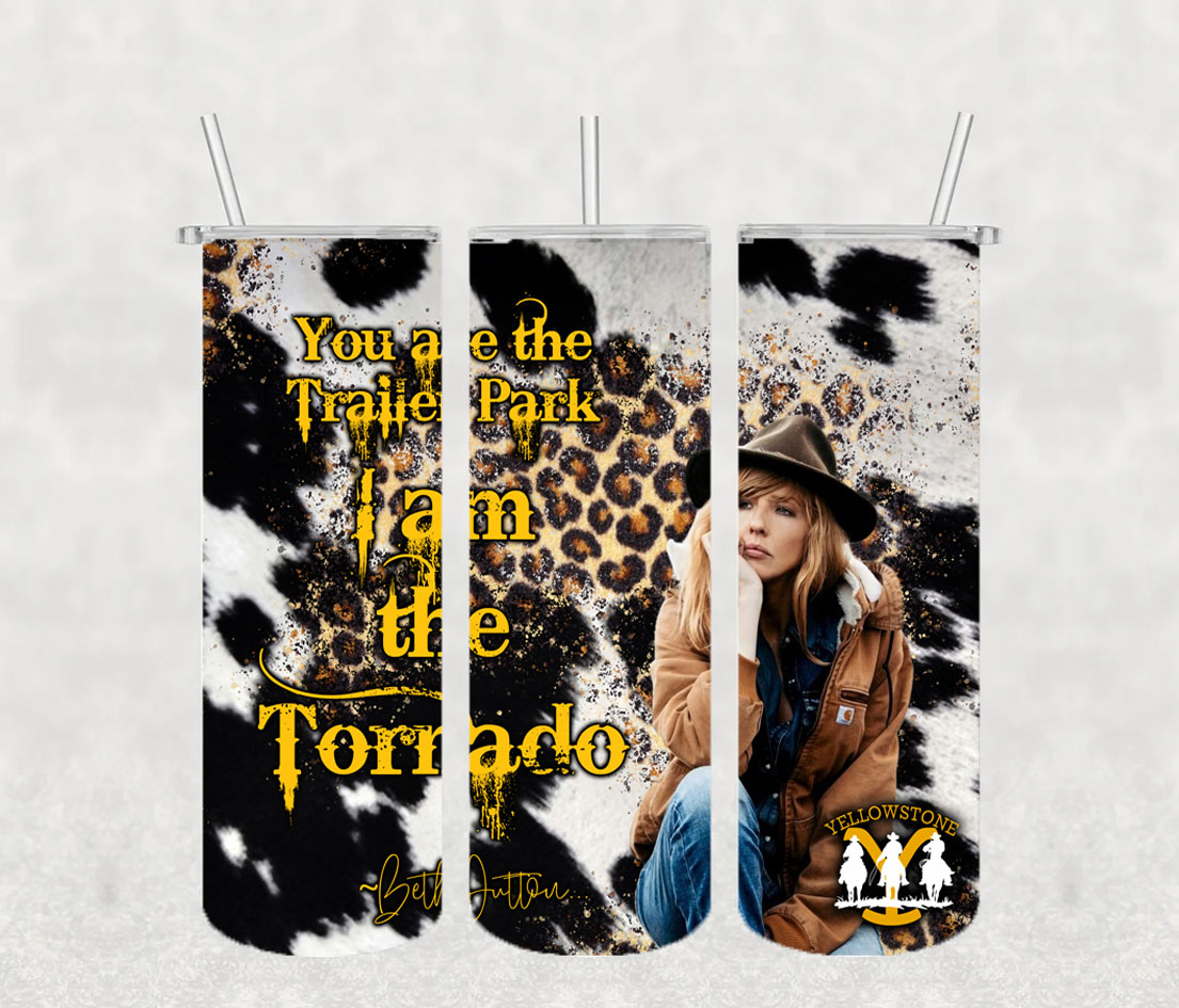 Yellowstone Beth Dutton Tumbler Png, Template Sublimation De | Inspire ...