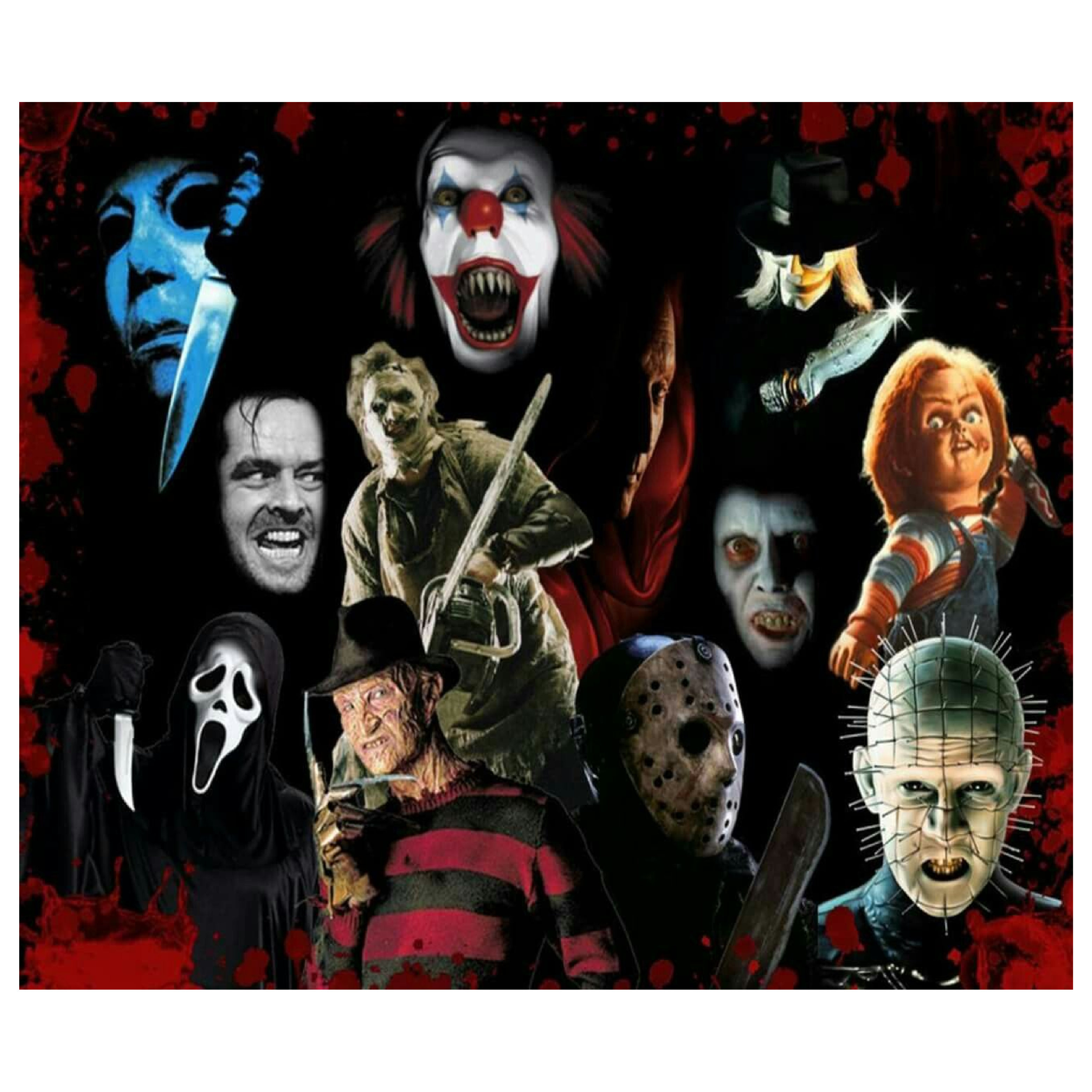 Halloween Horror Characters Png, Horror Movie Tumbler Png, H | Inspire ...