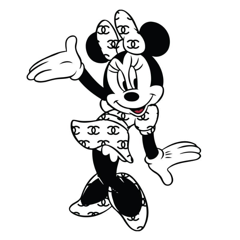 Mickey Chanel Svg, Minnie Chanel Svg, Minnie Mouse Svg, Mick - Inspire ...