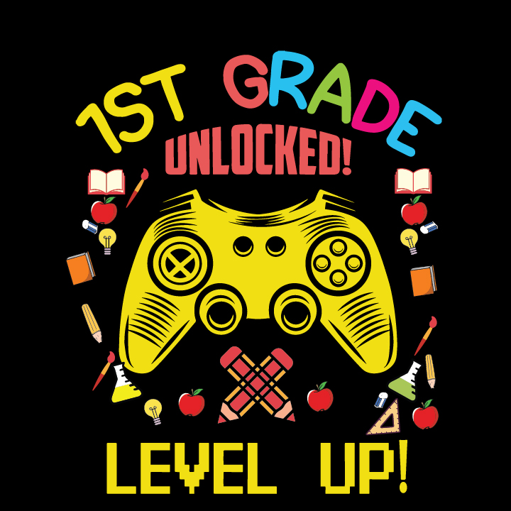 1st Grade Unlocked Level Up SVG, Hello Grade 1 svg, Cricut C | Inspire ...