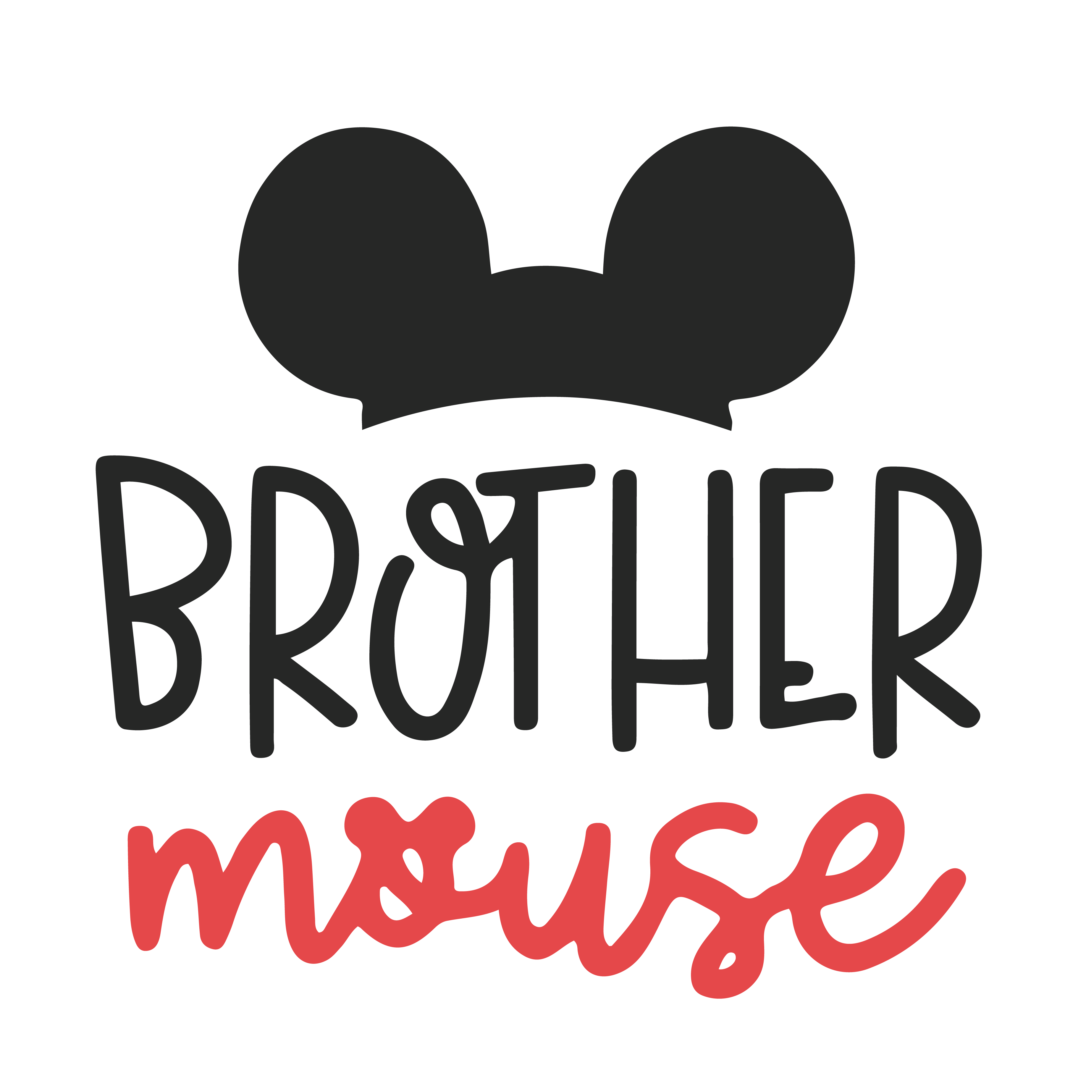 Brother mouse Svg, Birthday Disney Svg, Mickey Birthday Svg, | Inspire ...