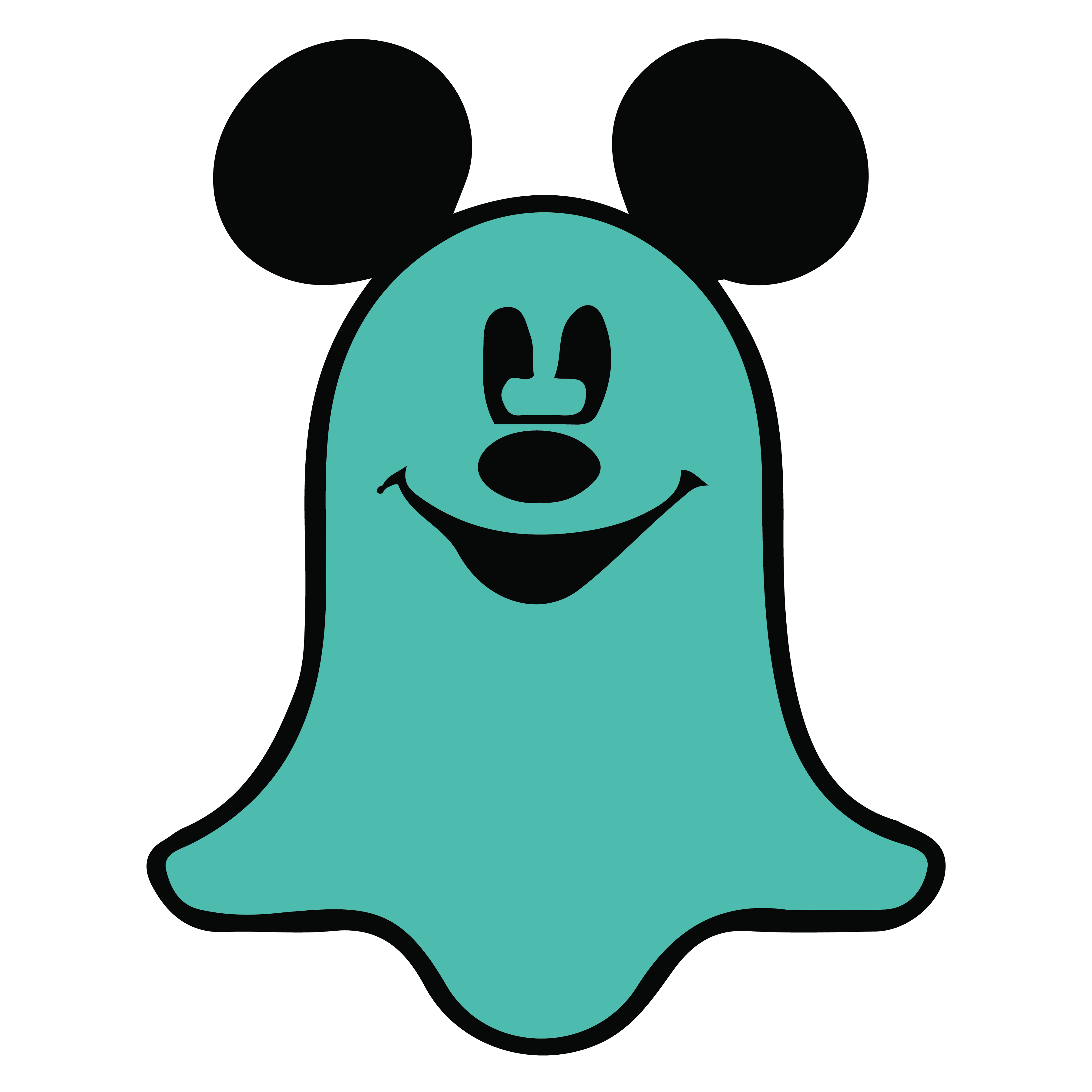 Mickey Mouse and Minnie Mouse Ghost SVG, Halloween Mickey SV - Inspire ...