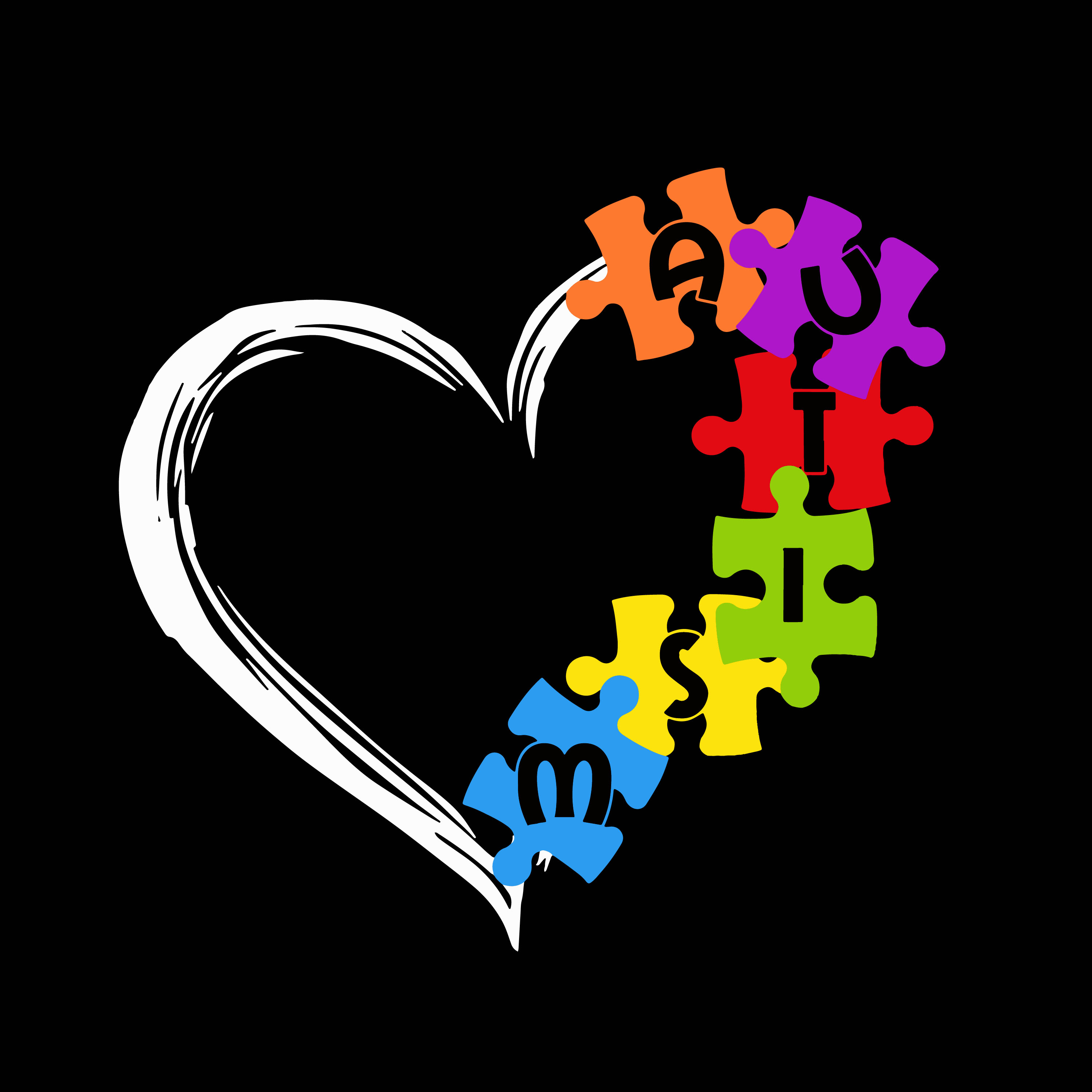 Heart Autism Awareness Svg, Autism Heart Svg, Autism Puzzle | Inspire ...