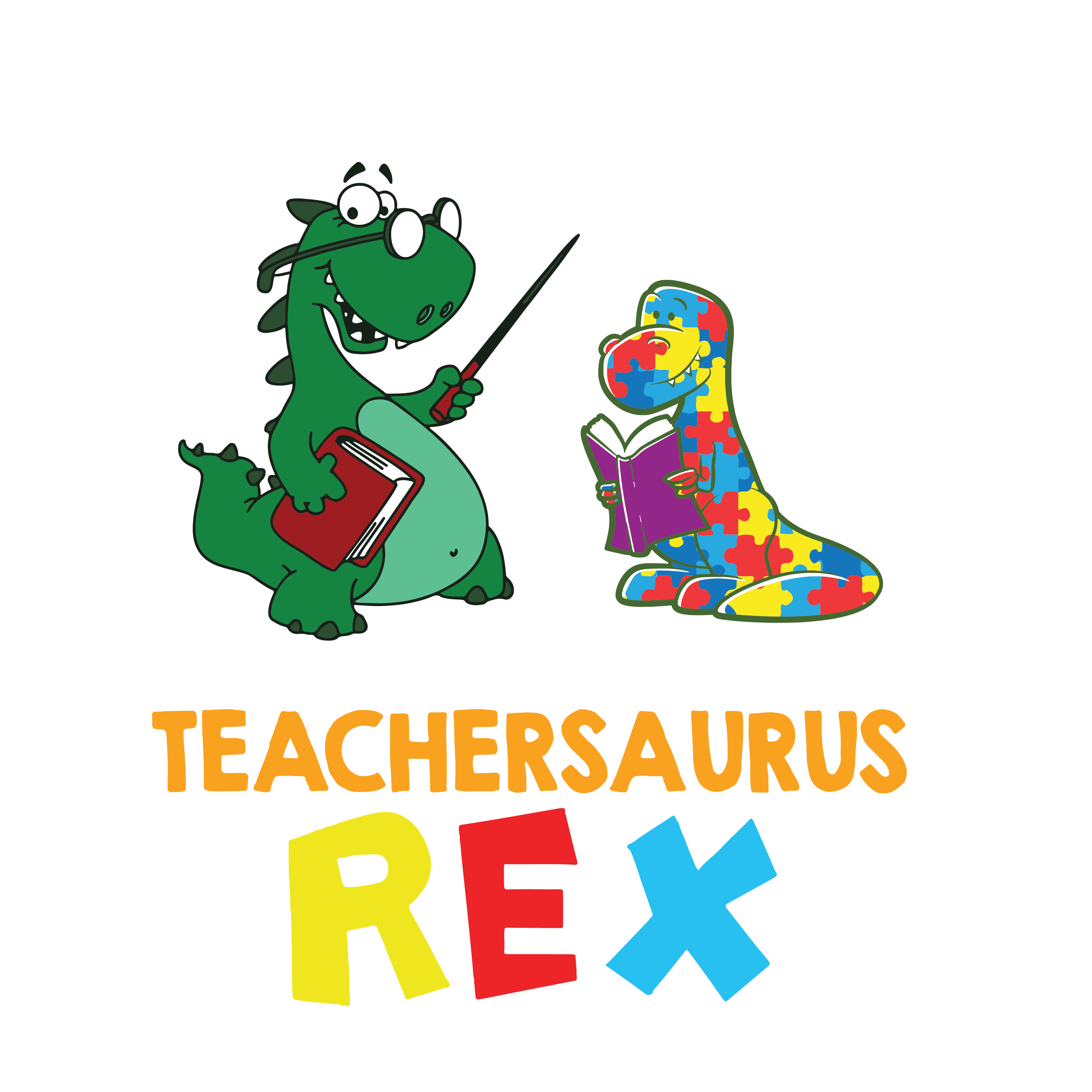 Teacher Saurus Rex Autism Awareness Svg, Autism Svg, Awarene | Inspire ...