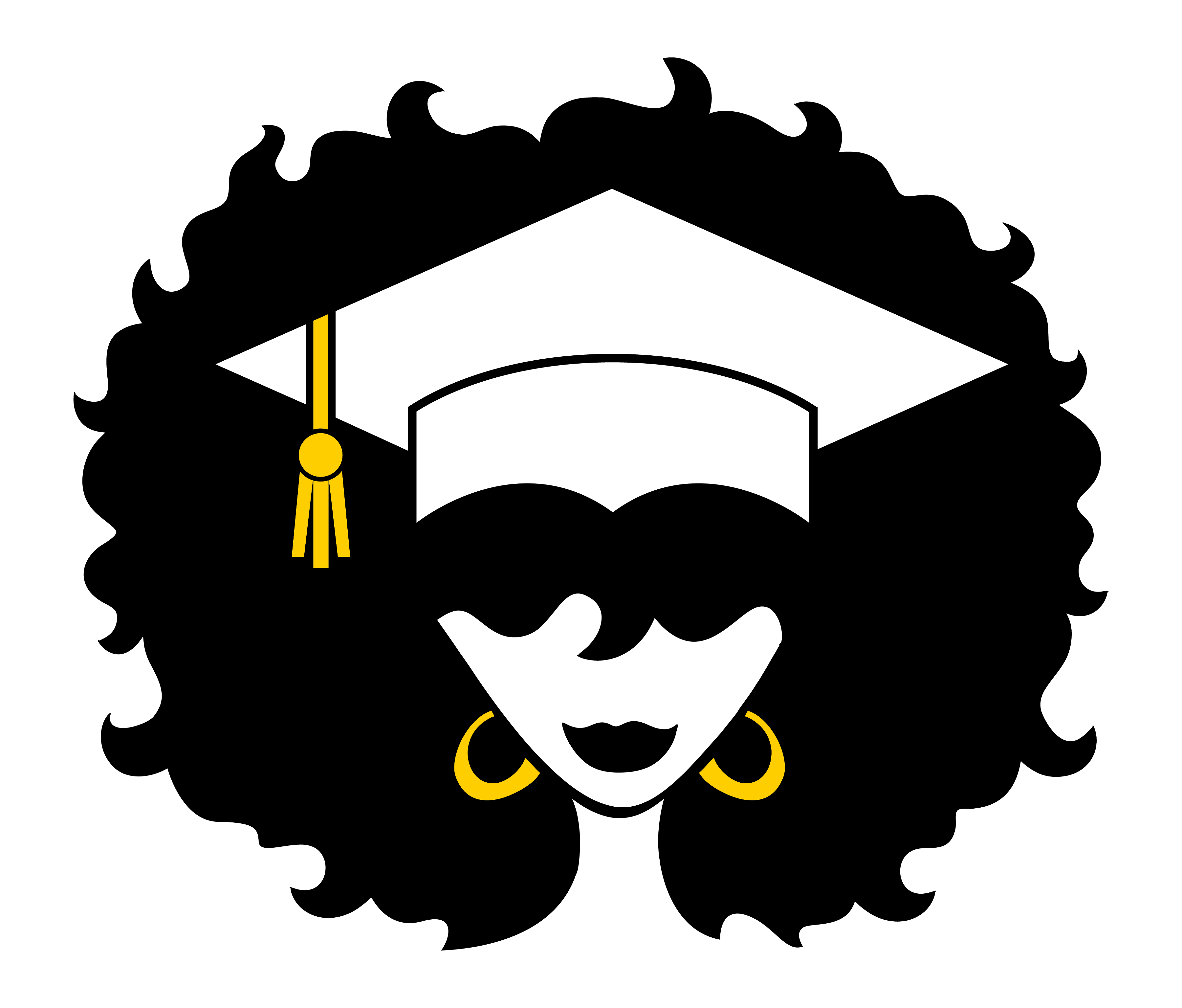 Grad black woman Svg, Black girl Svg, Afro Woman Svg file, A | Inspire ...