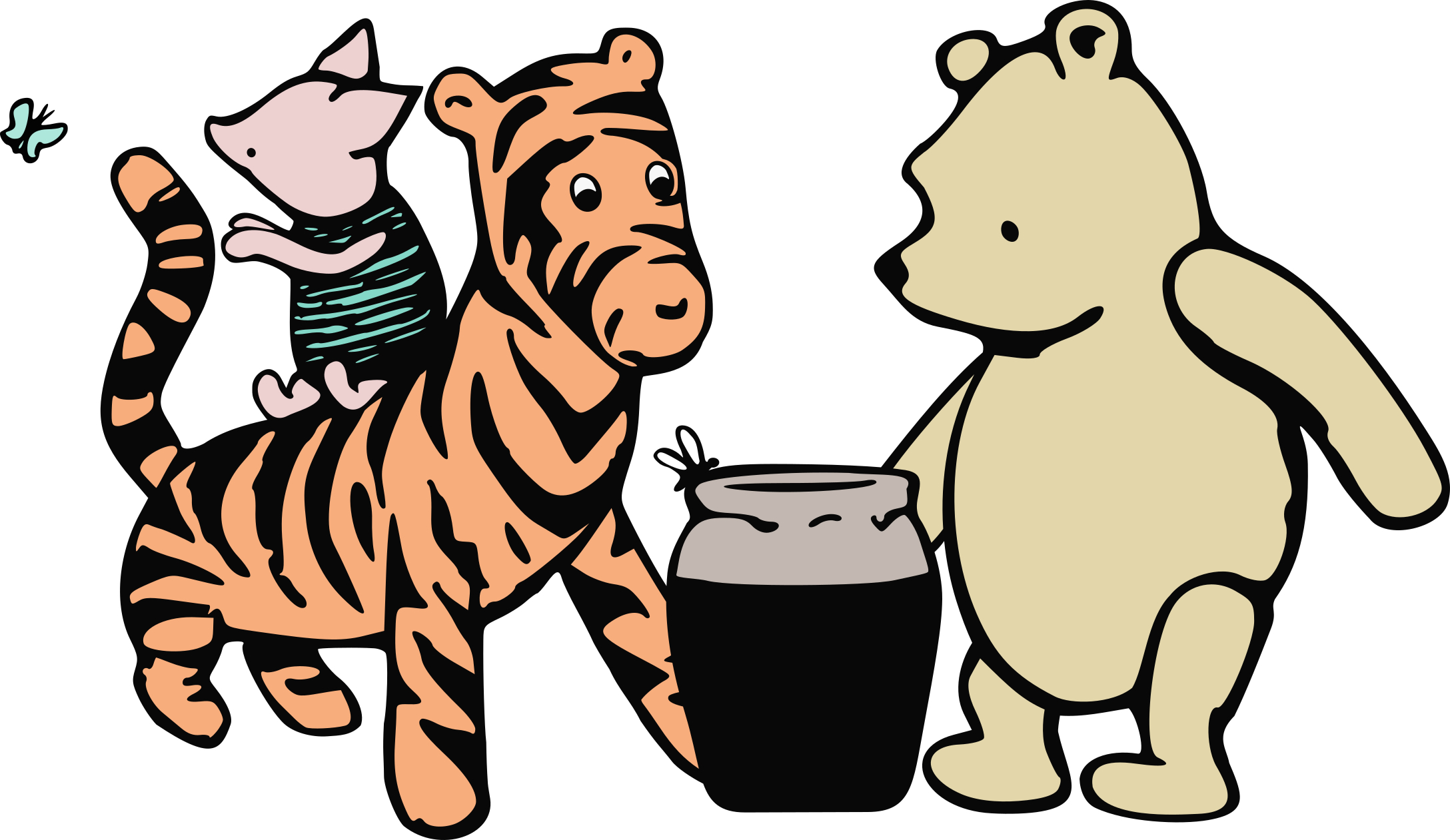 Tigger Piglet Pooh Svg, Winnie The Pooh Svg, Winnie the pooh | Inspire ...