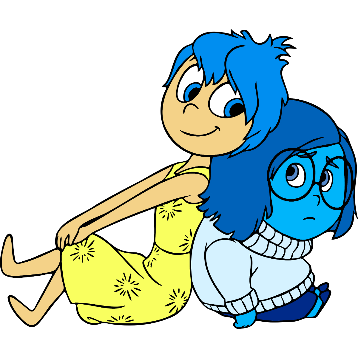 Joy and Sadness Svg, Inside Out Svg, Inside Out logo Svg, Fe - Inspire ...