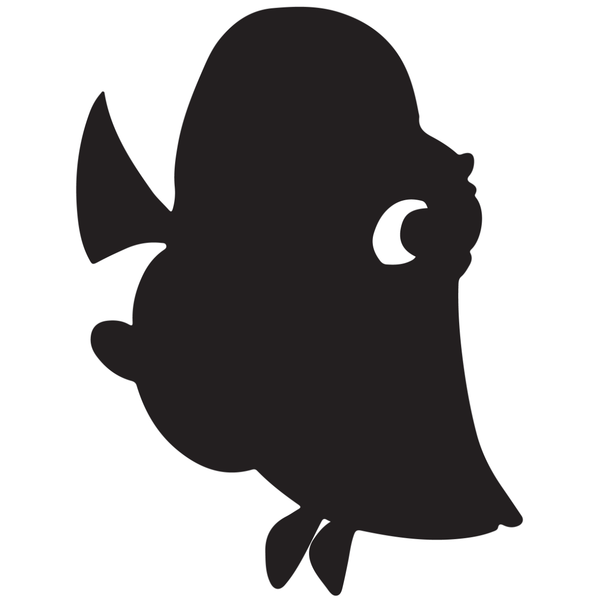 Finding Nemo Silhouette Svg, Finding Dory Svg, Dory svg, Fin | Inspire ...