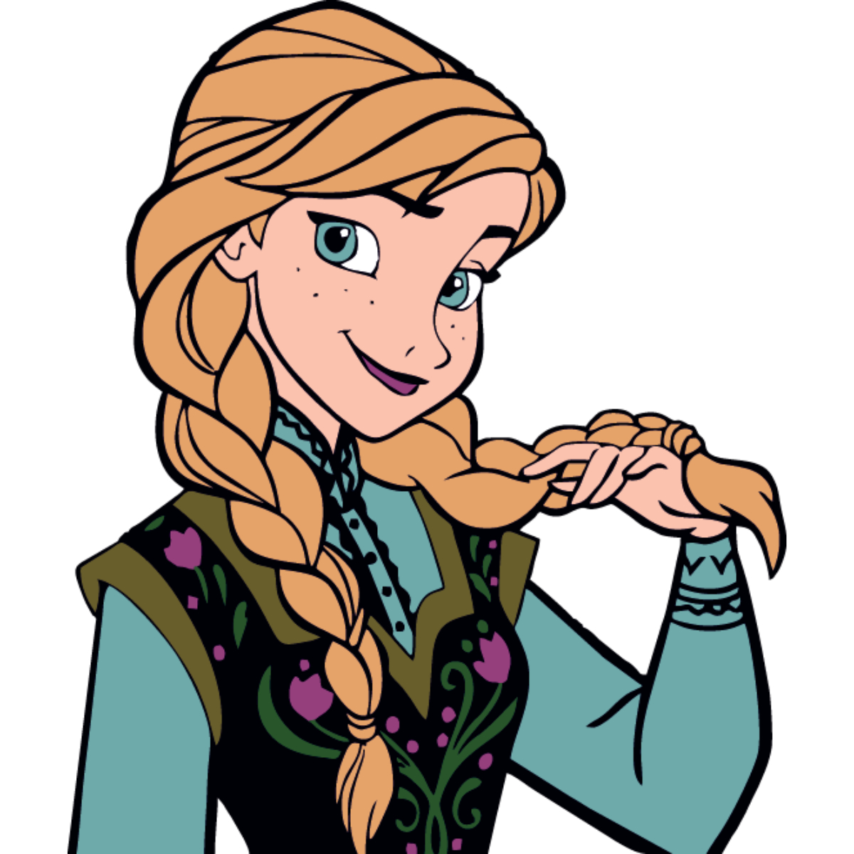 Anna Svg, Frozen Svg, Frozen family Svg, Frozen Birthday svg | Inspire ...