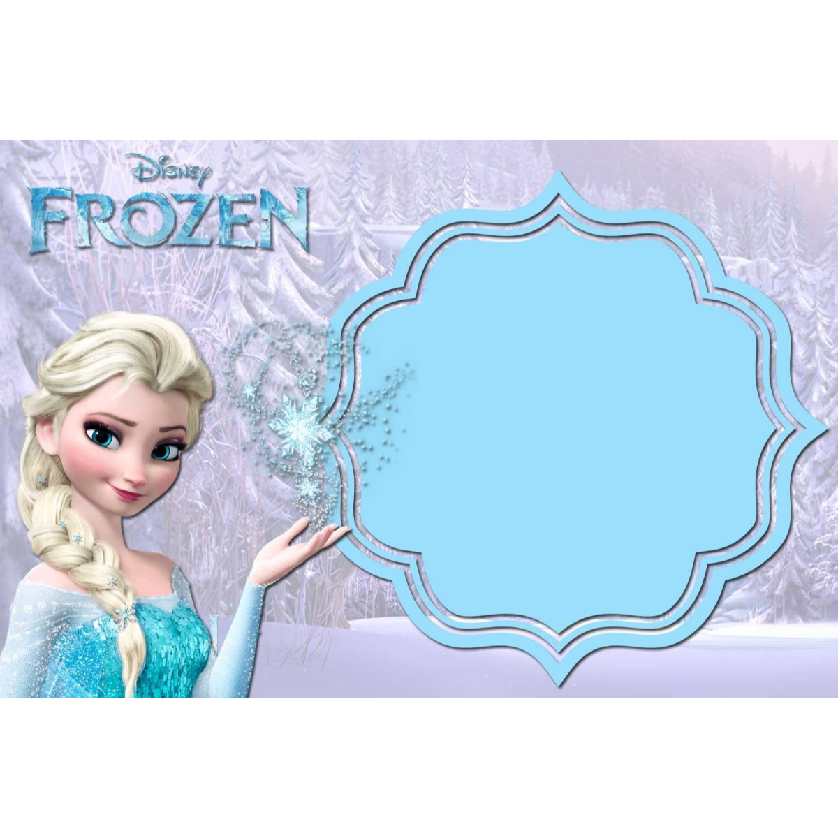 Frames Templates Png, Frozen Png, Frozen logo Png, Frozen fa | Inspire ...