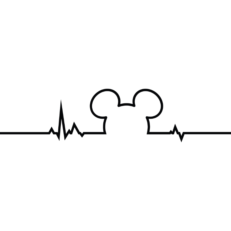 Mickey heart beat Svg, Disney family Svg, Minnie Svg, Minnie | Inspire ...