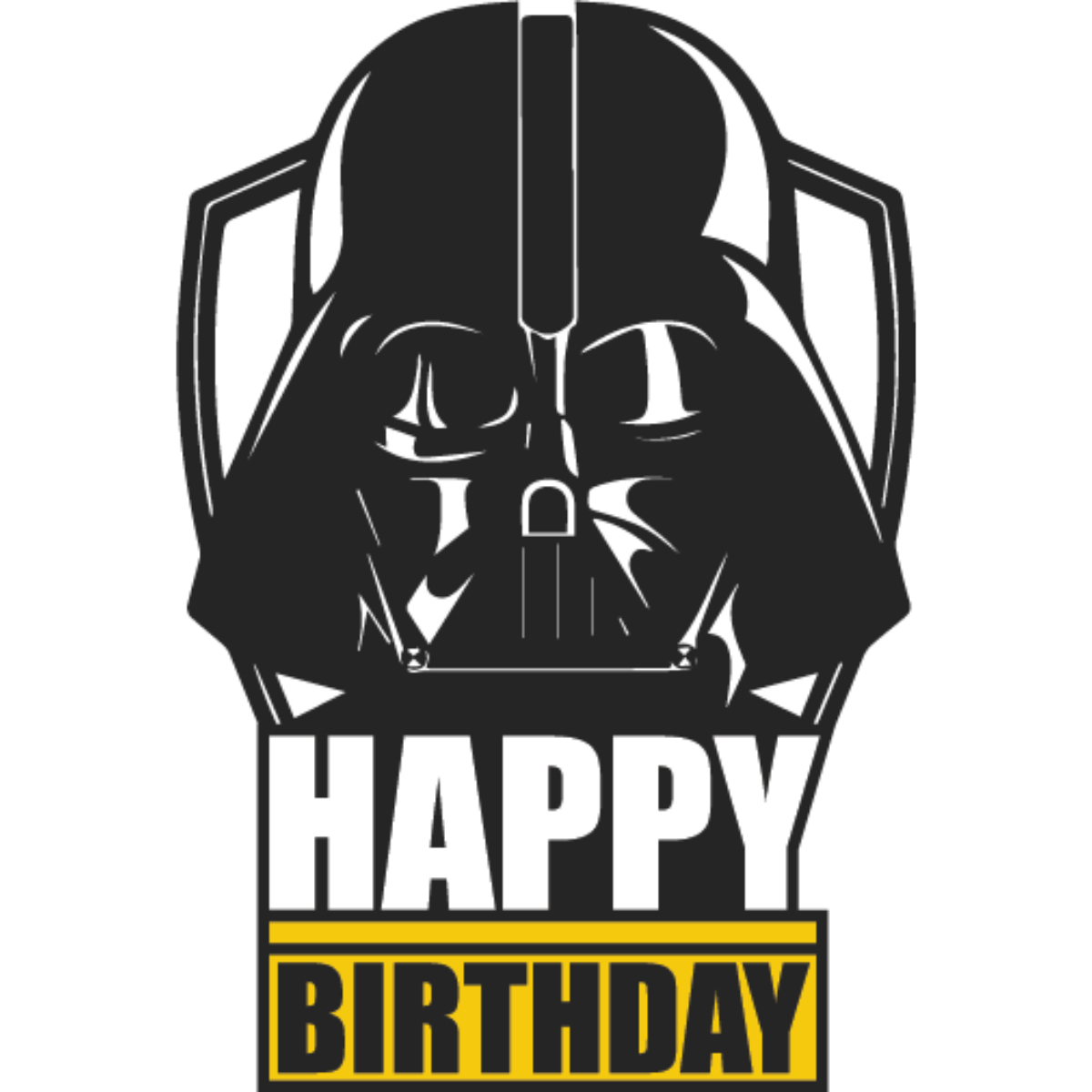 Happy birthday Svg, Star Wars Svg, Star Wars Png, Star Wars - Inspire ...
