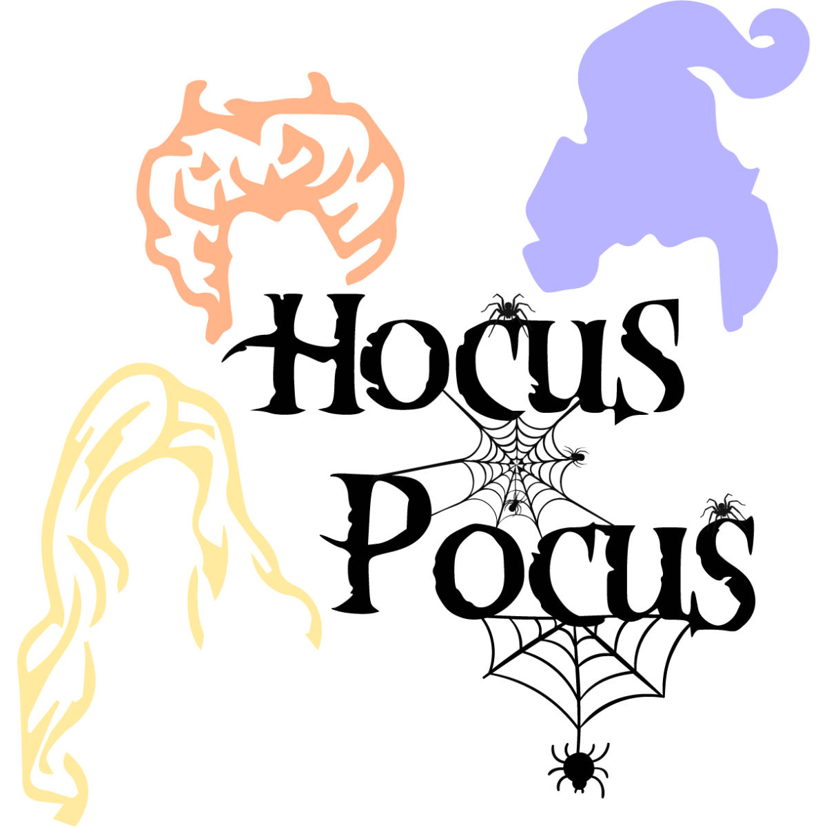 Hocus Pocus Silhouette Svg, Hocus Pocus Svg, Halloween svg, | Inspire ...