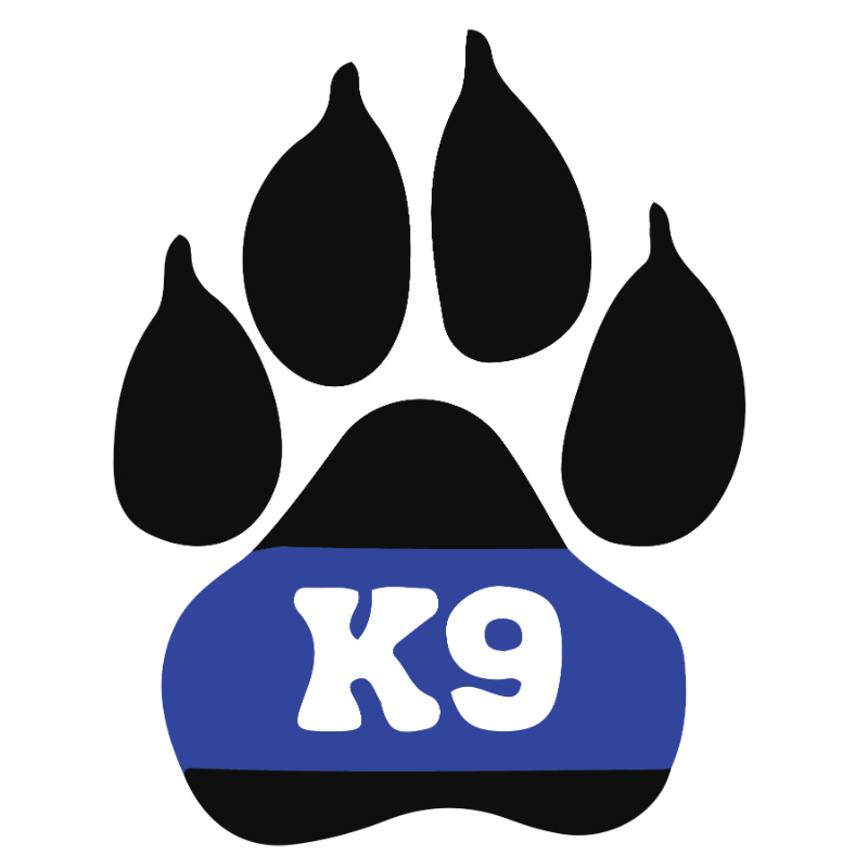 Thin Blue Line K9 Paw Svg, Police Svg, Police Thin Blue Line | Inspire ...