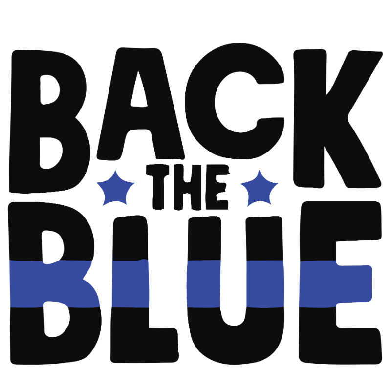 Back the blue Police Svg, Police Thin Blue Line Svg, Police | Inspire ...
