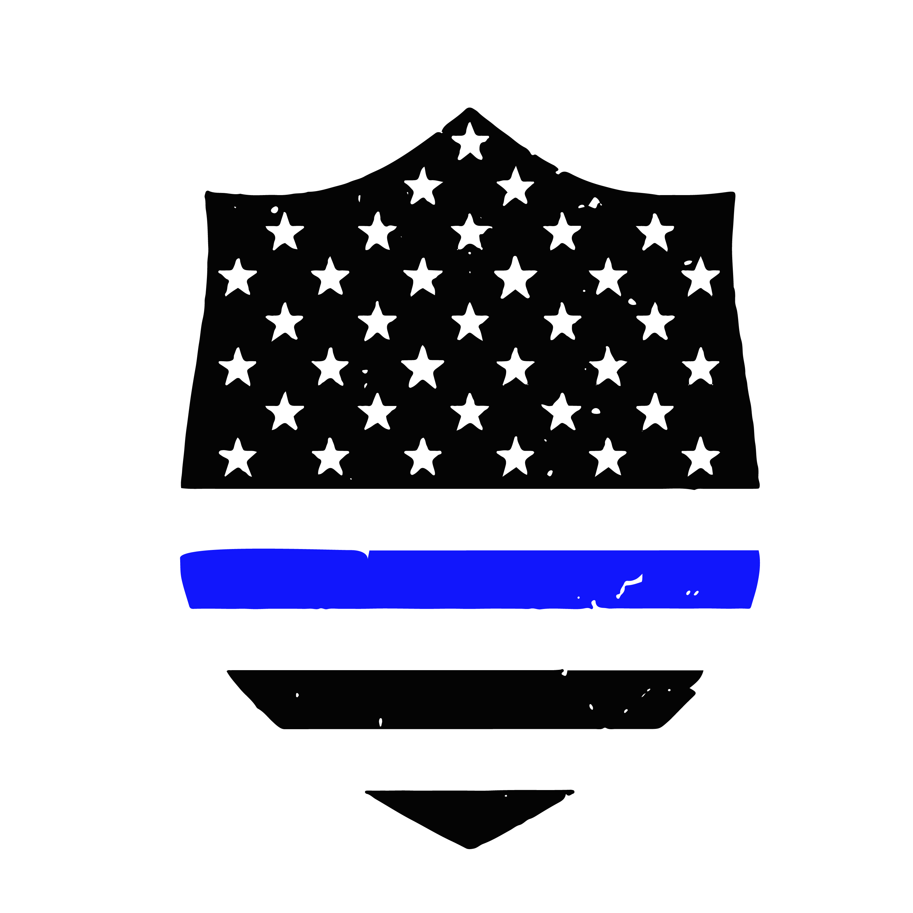 Blue Line Shield Magnet Svg, Police Svg, Police Thin Blue Li - Inspire ...