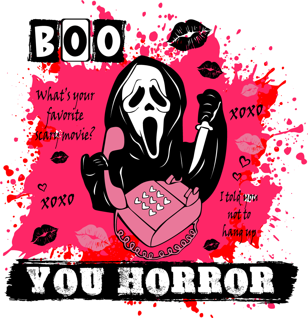 Boo You Horror Svg, Ghostface Svg, Scream Svg, Scream face S | Inspire ...