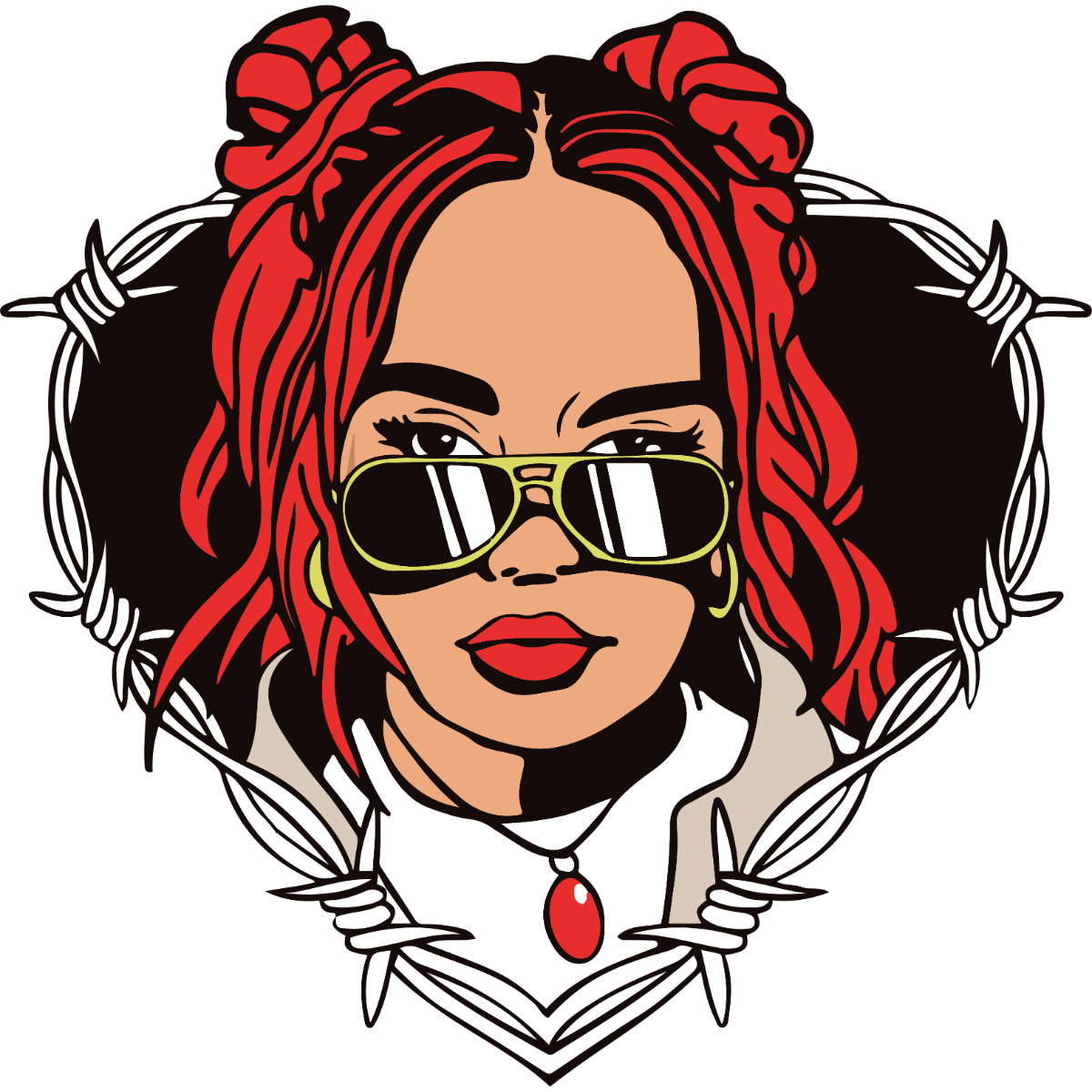 Karol G Red Hair Png, Bichota Karol G Png, Karol G Png File, - Inspire ...