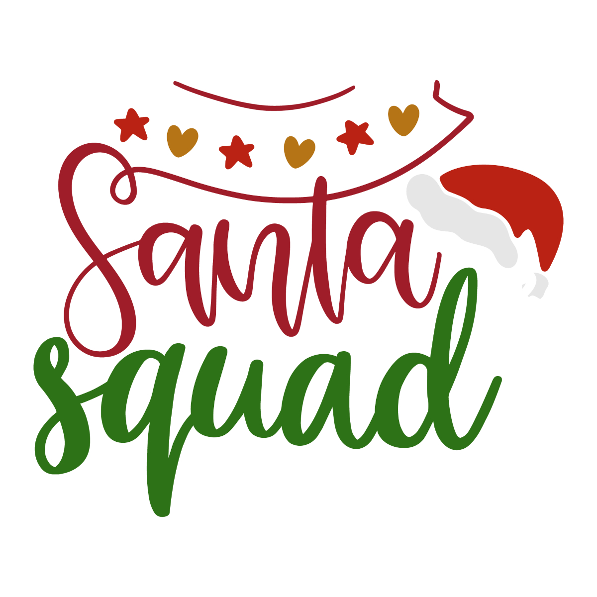 Santa Squad Svg | Inspire Uplift